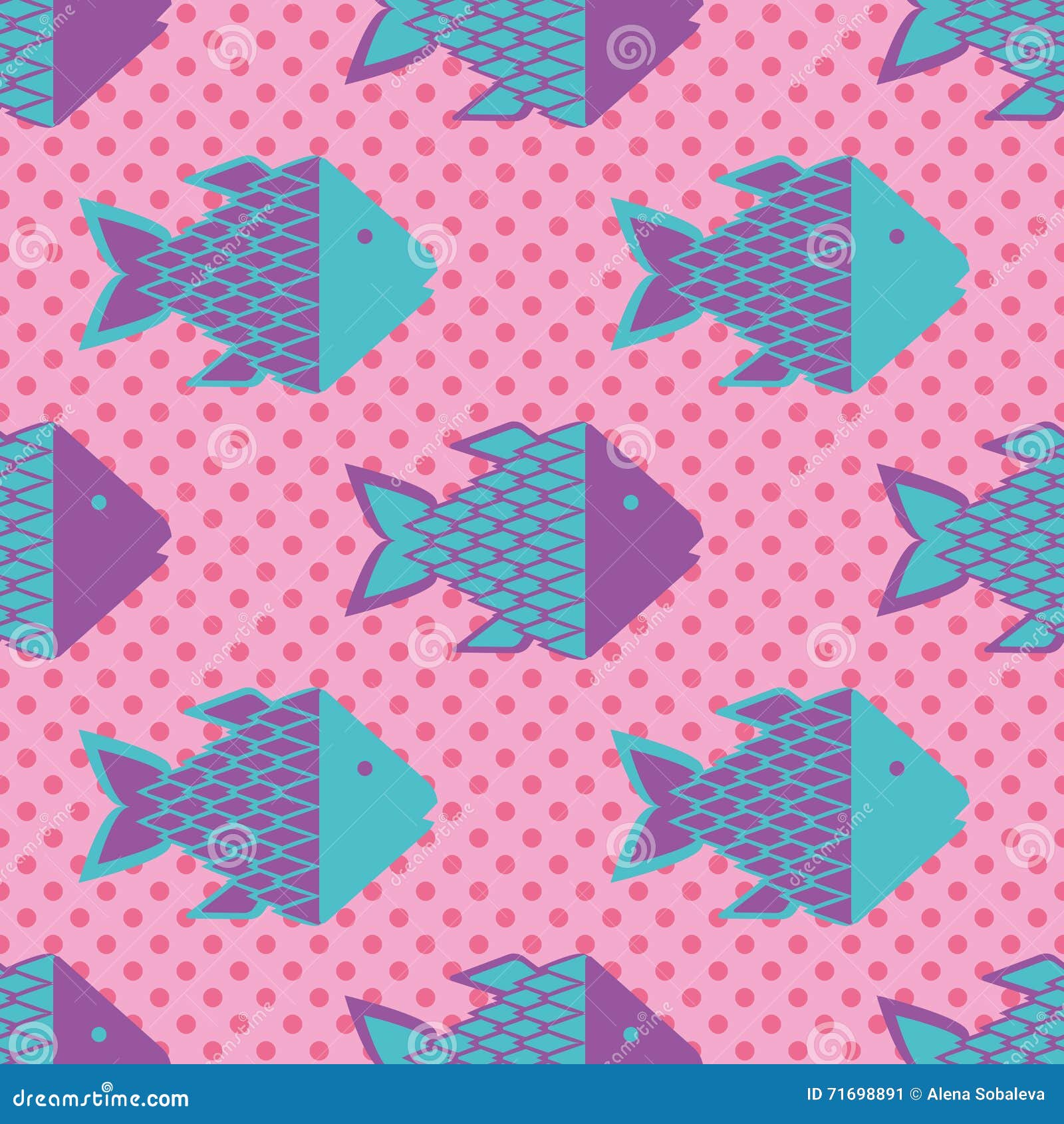 Funky fish stock vector. Illustration of design, fishing - 71698891