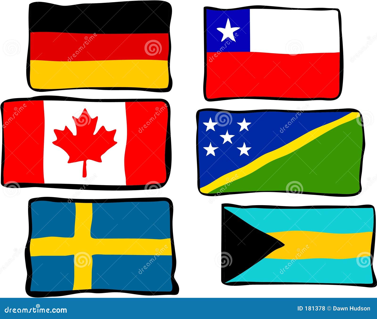 Funky Flags stock illustration. Illustration of canada - 181378