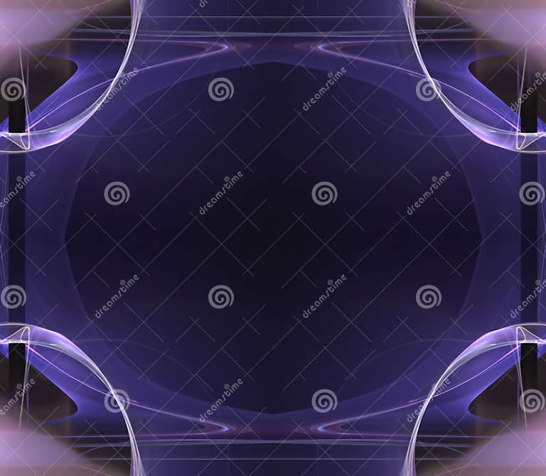 Funky Fractal Border stock illustration. Illustration of concept - 5449821