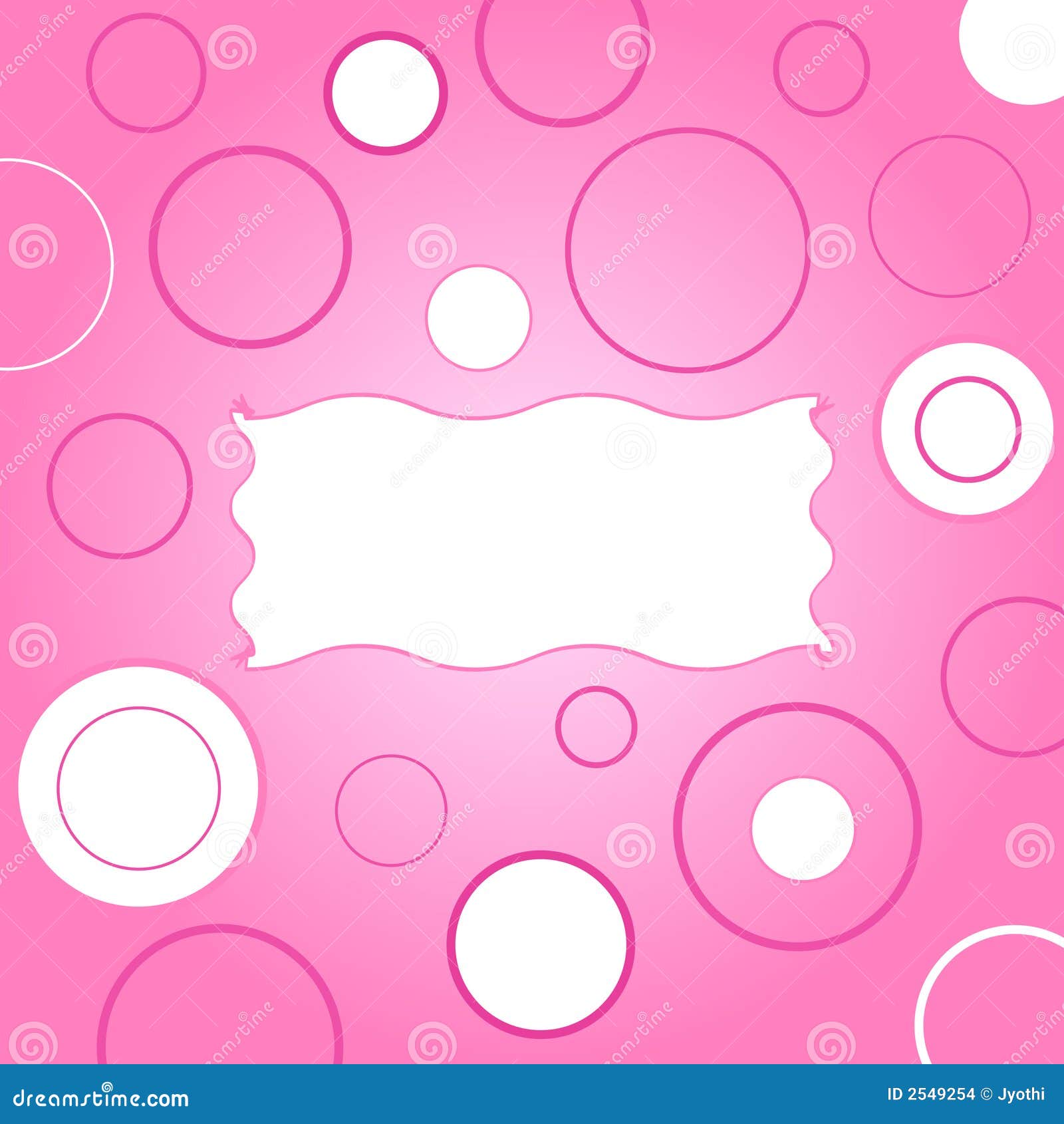 Funky frame and circles stock illustration. Illustration of frame - 2549254