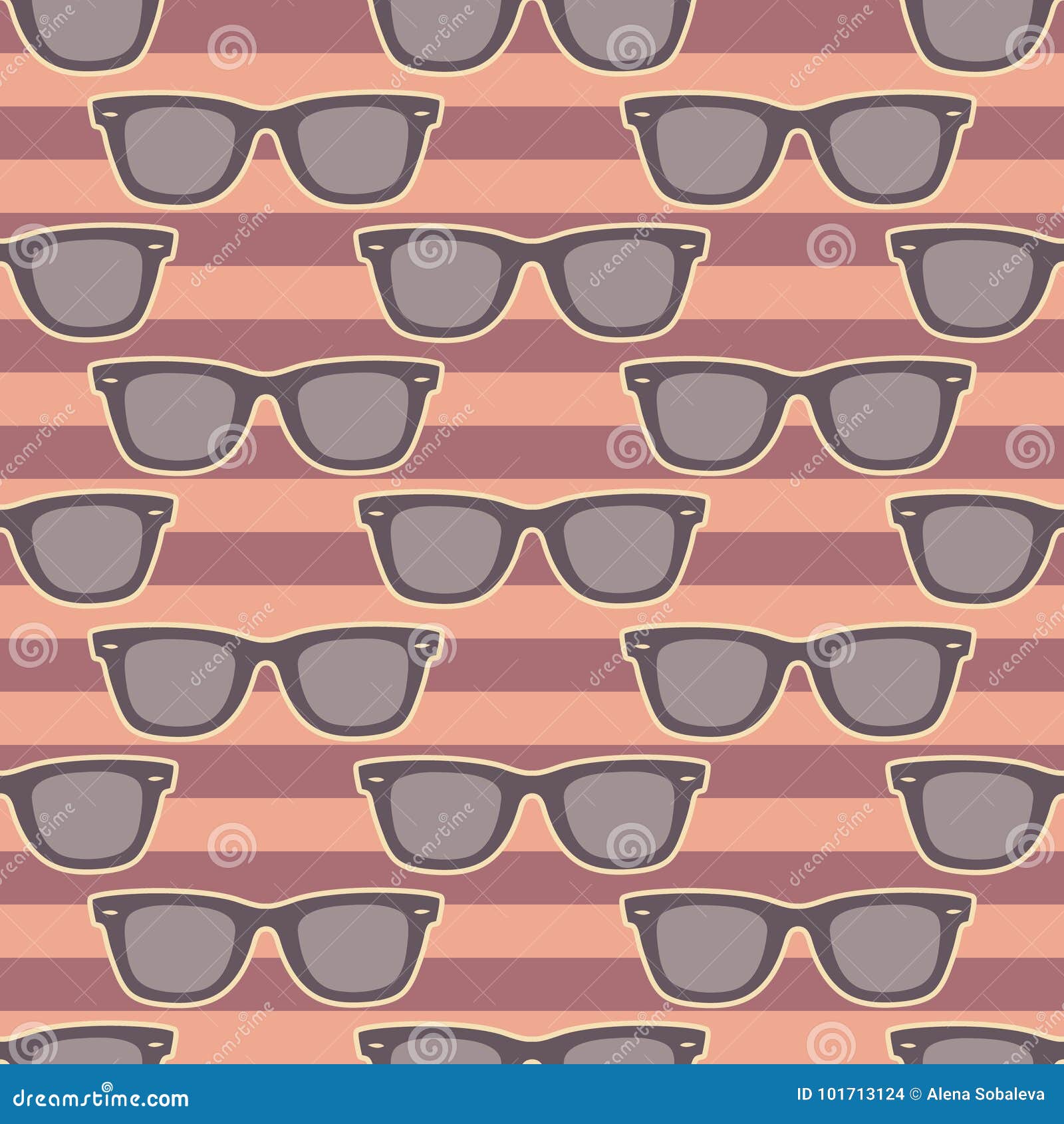 Funky glasses pattern stock vector. Illustration of glasses - 101713124