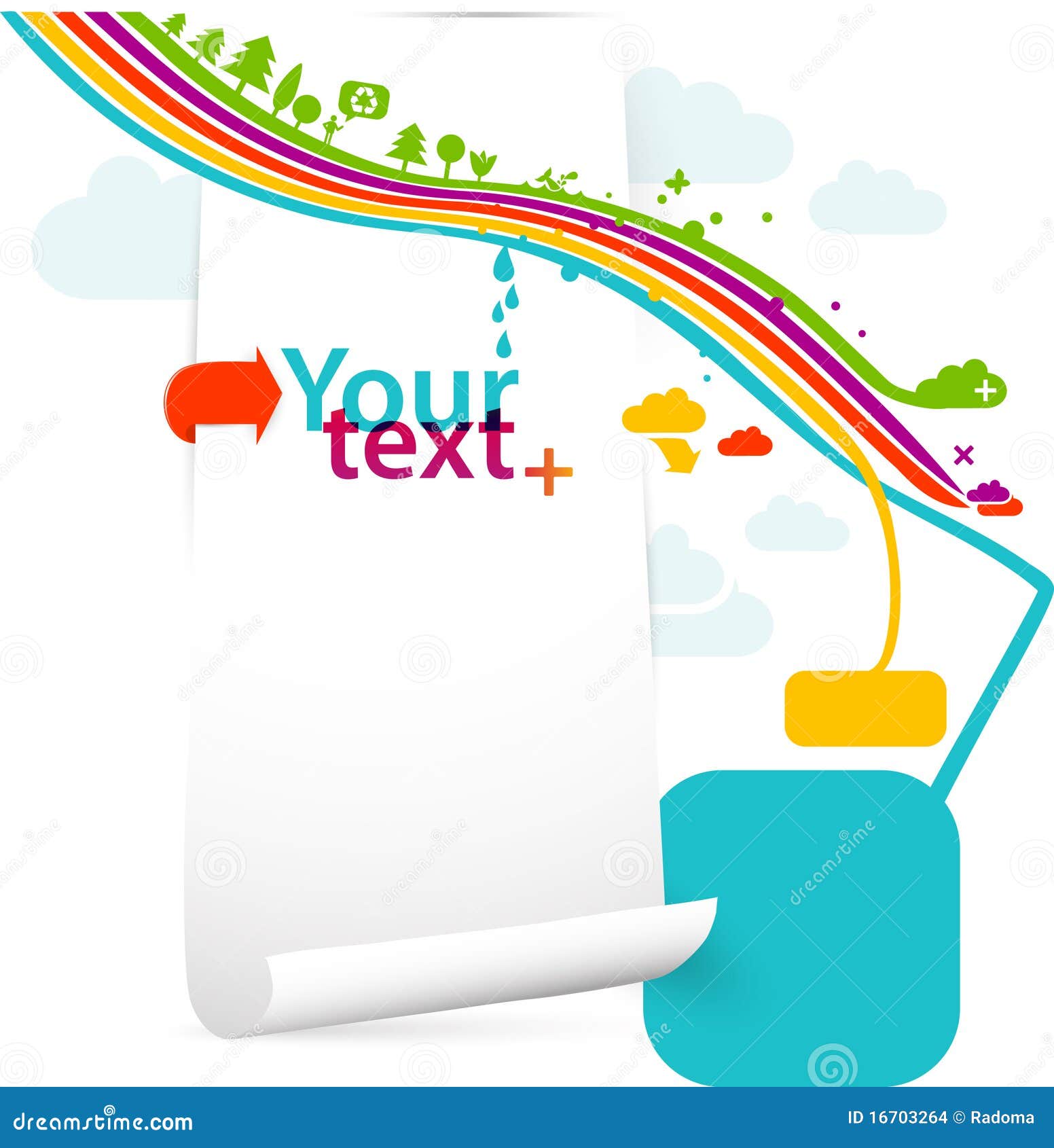 Funky graphic design stock vector. Illustration of empty - 16703264