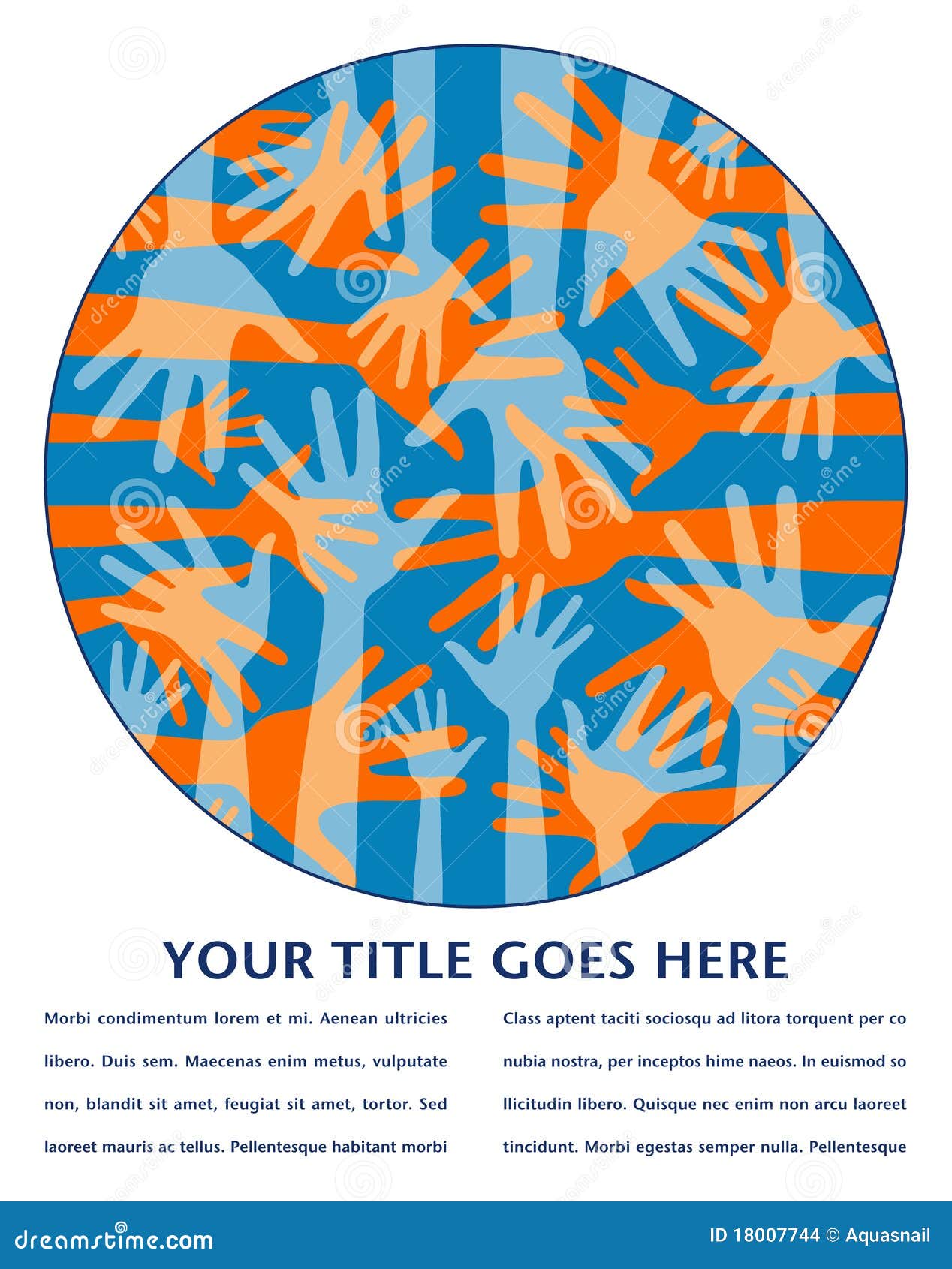 Funky hand pattern design. stock vector. Illustration of design - 18007744