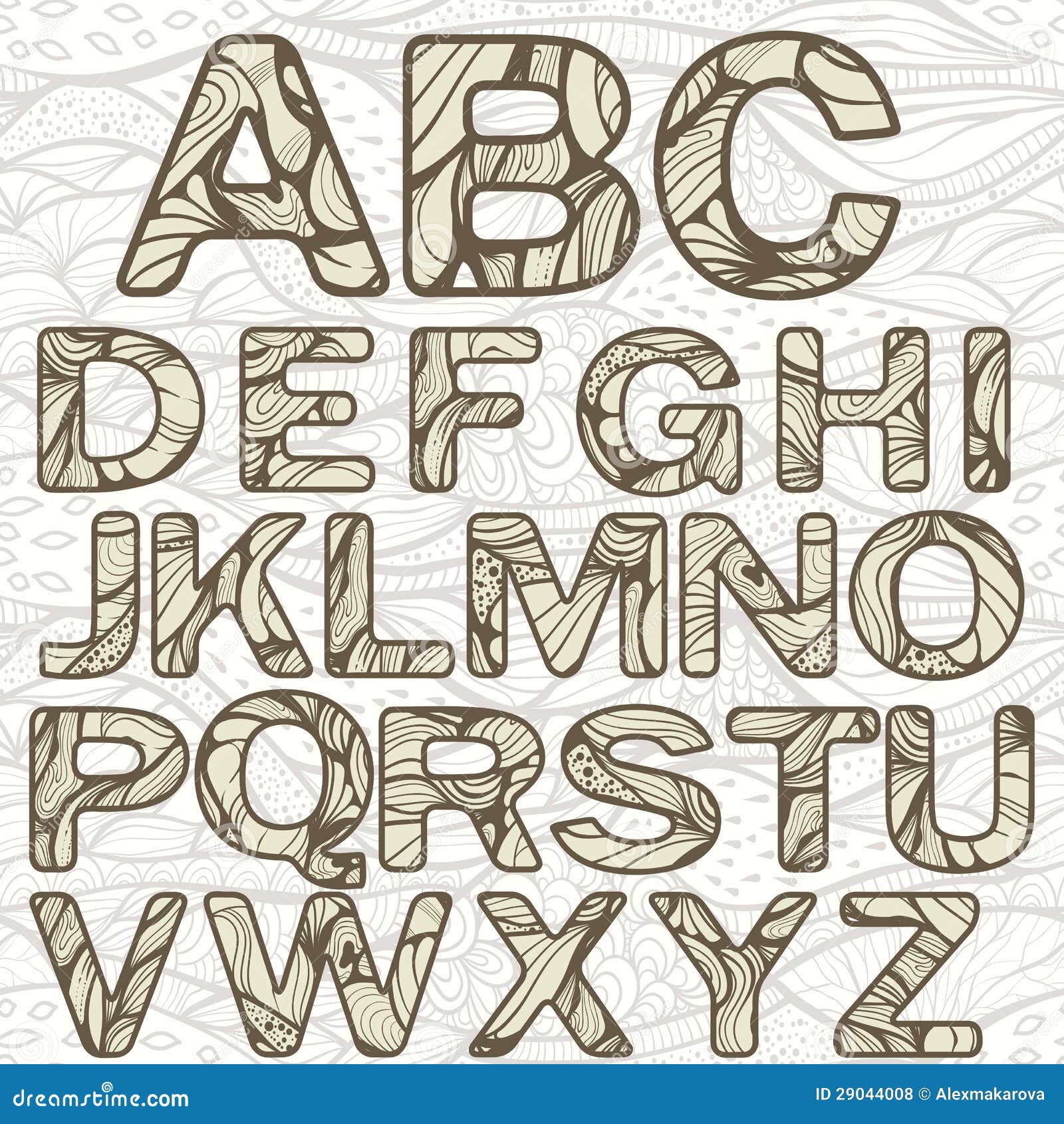 Latin Alphabet A Z