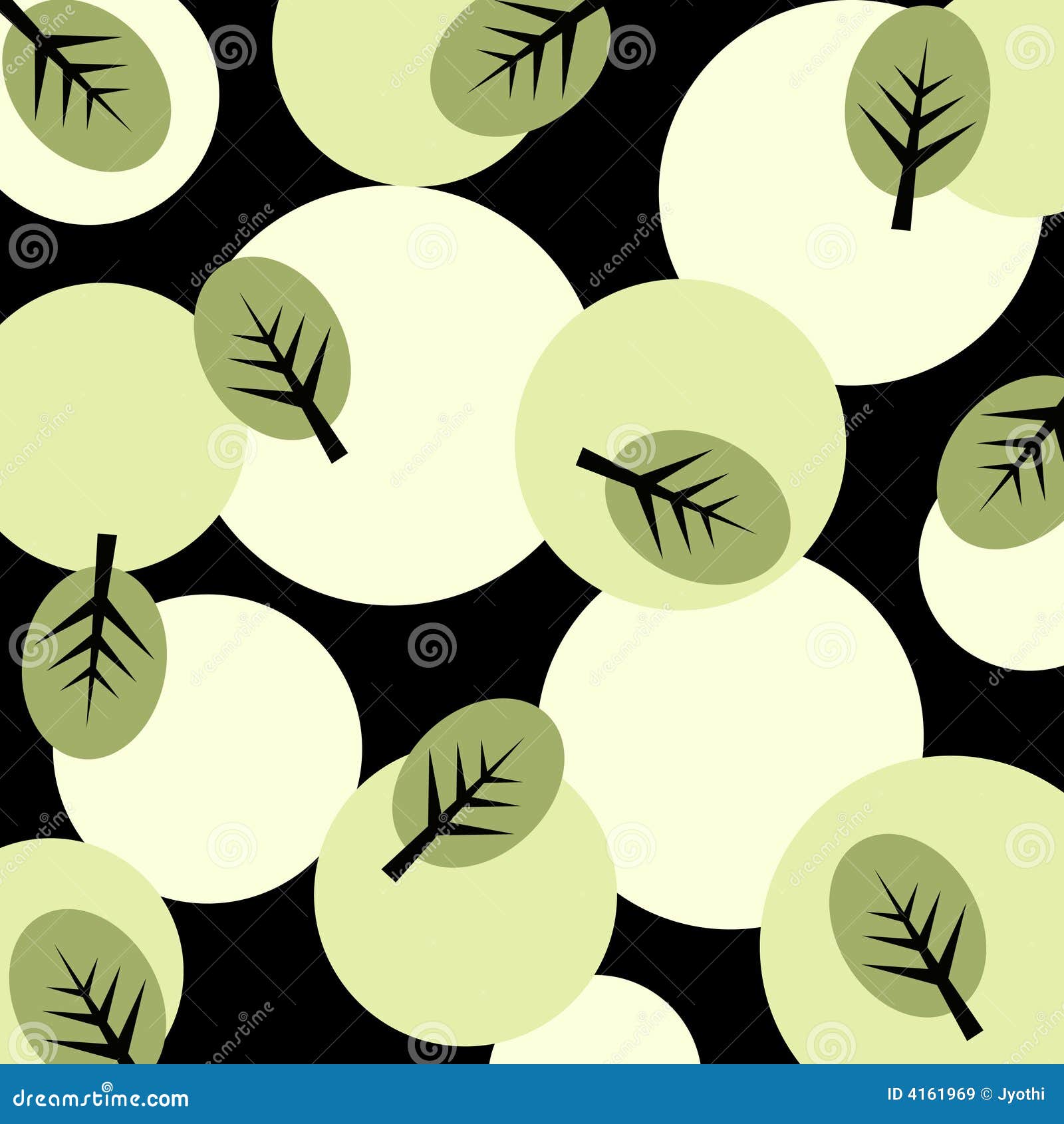 Funky leaves stock illustration. Illustration of leaves - 4161969