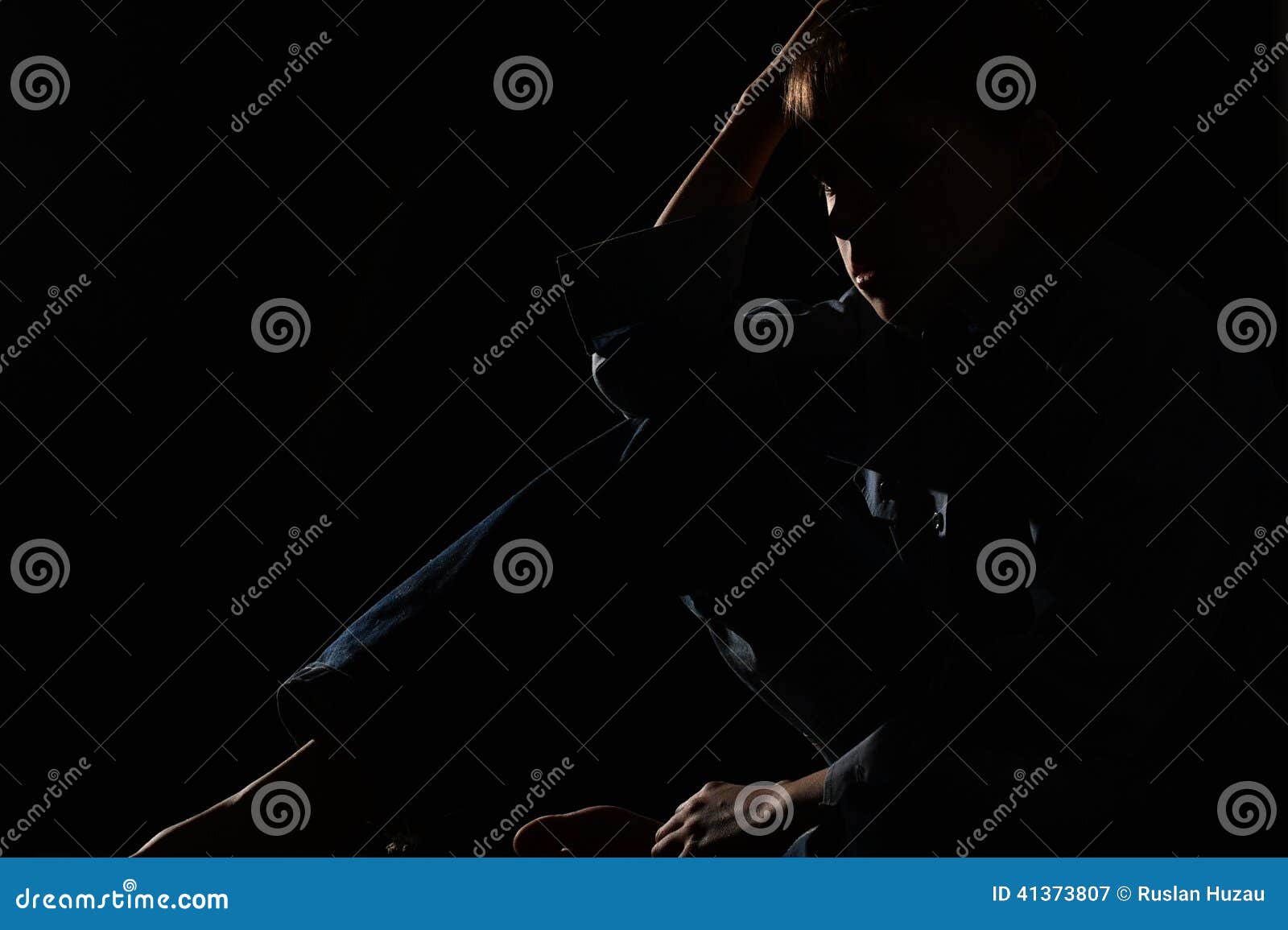 Funky little boy stock image. Image of european, black - 41373807
