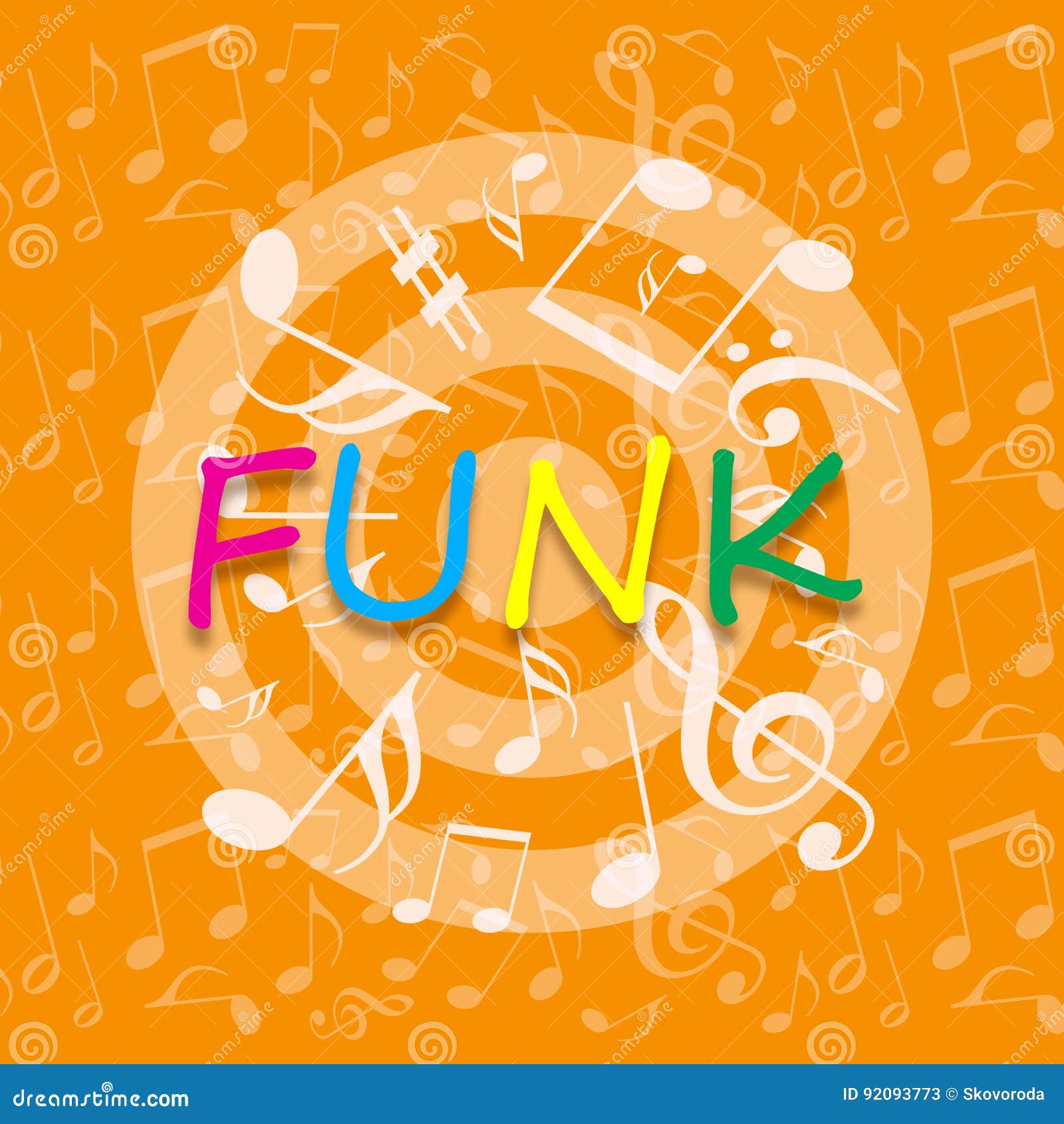 Funky Music Background