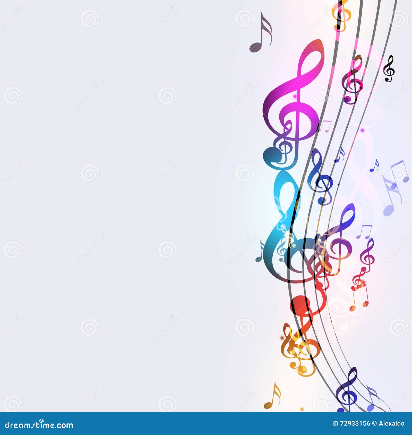 Funky Music Notes stock illustration. Illustration of event - 72933156