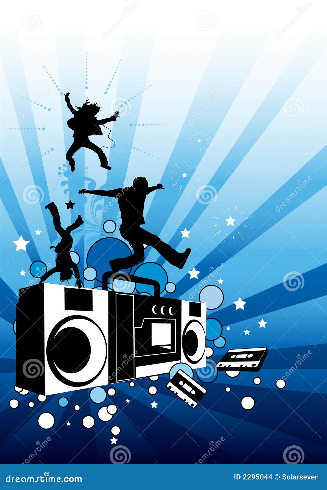 Funky Party People stock illustration. Illustration of glamors - 2295044