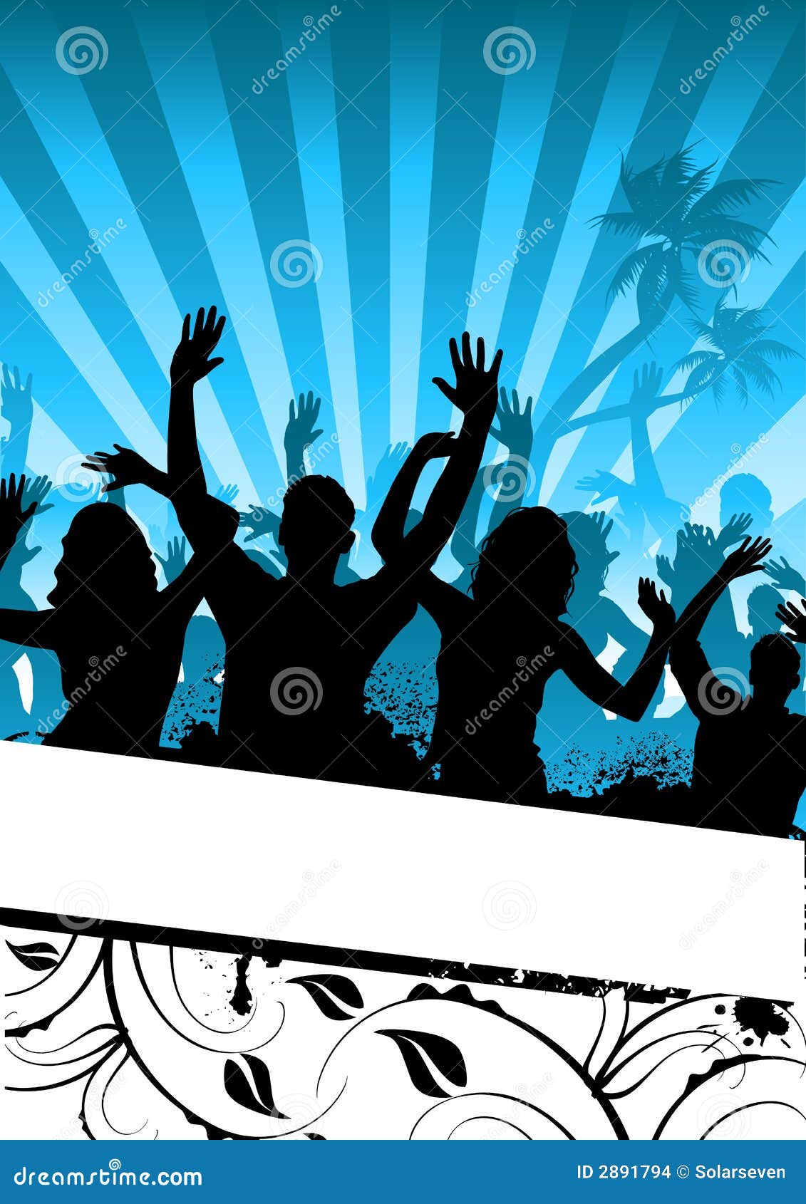 Funky Party People stock illustration. Illustration of design - 2891794