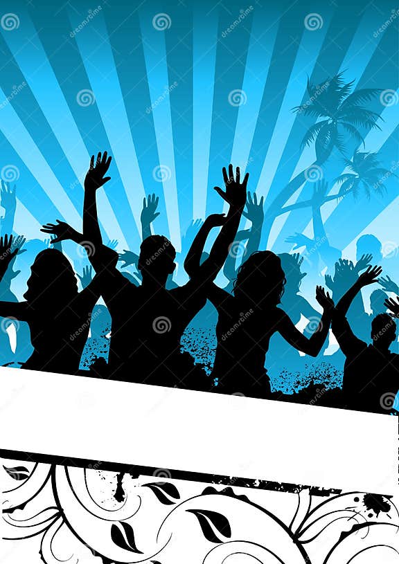 Funky Party People stock illustration. Illustration of design - 2891794