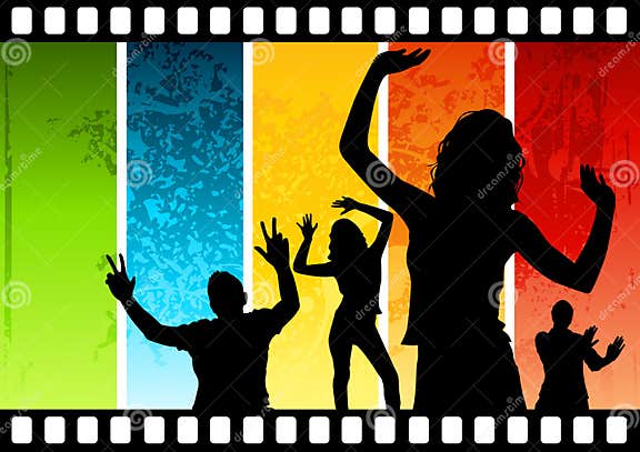 Funky Party People stock illustration. Illustration of people - 2921374