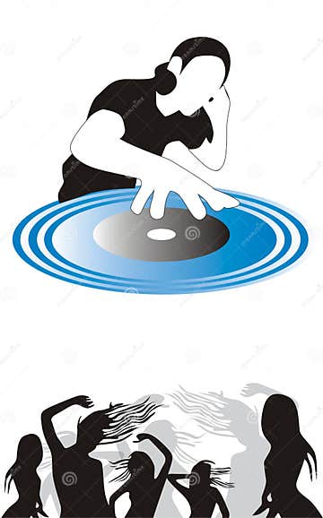 Funky Party People stock illustration. Illustration of dance - 3075381