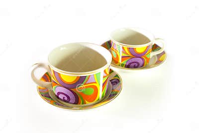 Funky pattern cups stock photo. Image of power, abstract - 7161834