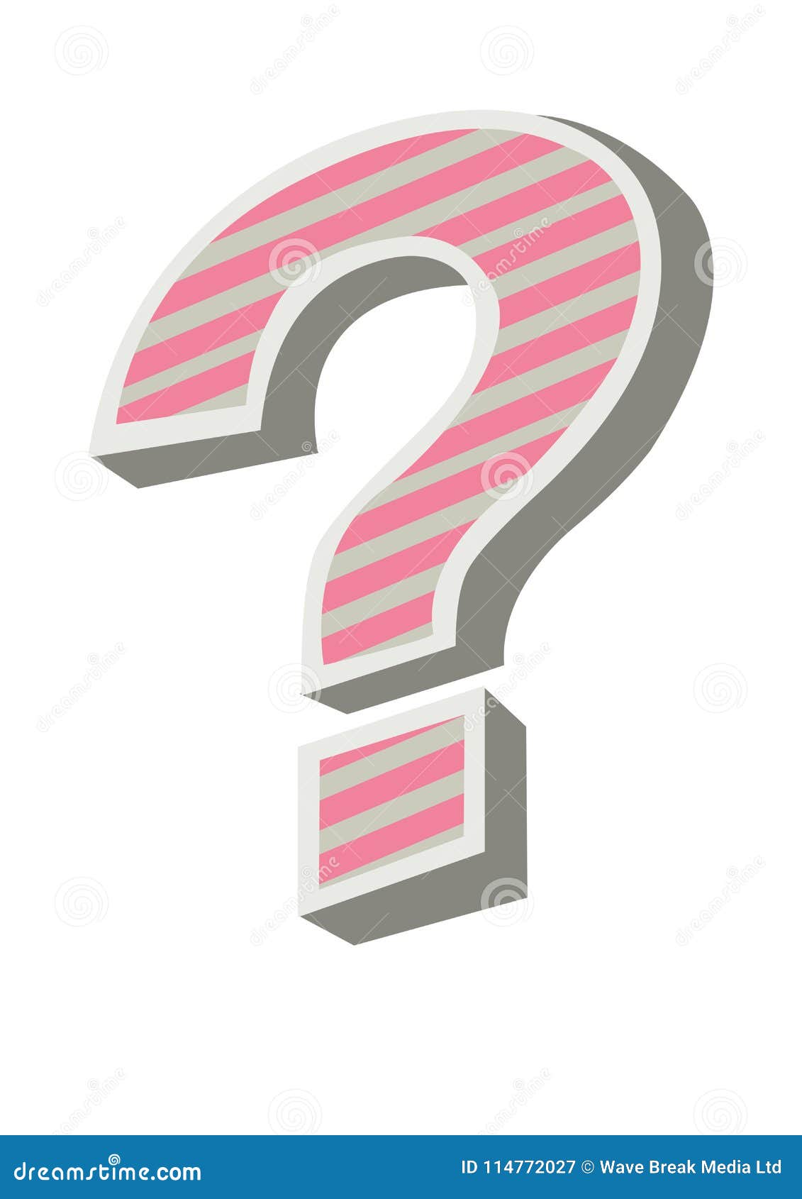 Kid Boy With Funky Question Mark Stock Image | CartoonDealer.com #114770653