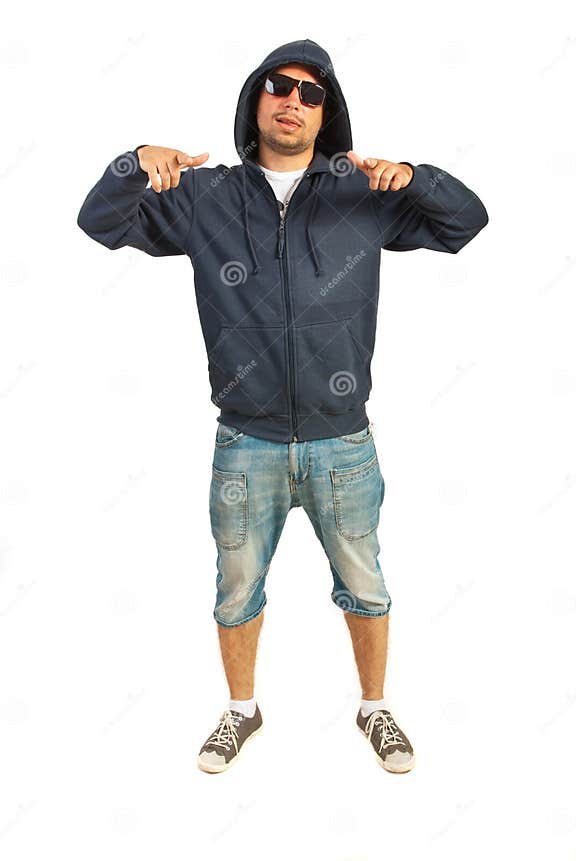 Funky rapper man stock image. Image of shot, freestyle - 31816567