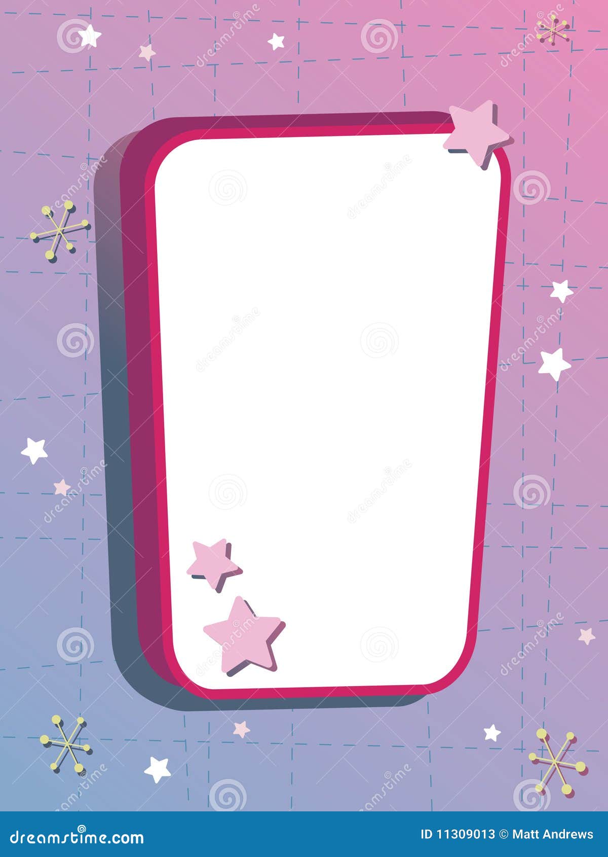 Funky retro frame stock vector. Illustration of border - 11309013