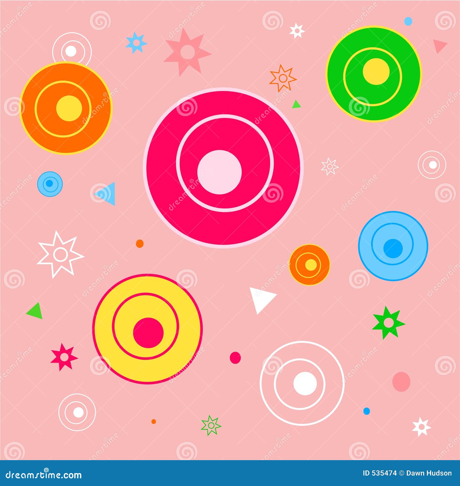 Funky shapes tile stock illustration. Illustration of shapes - 535474