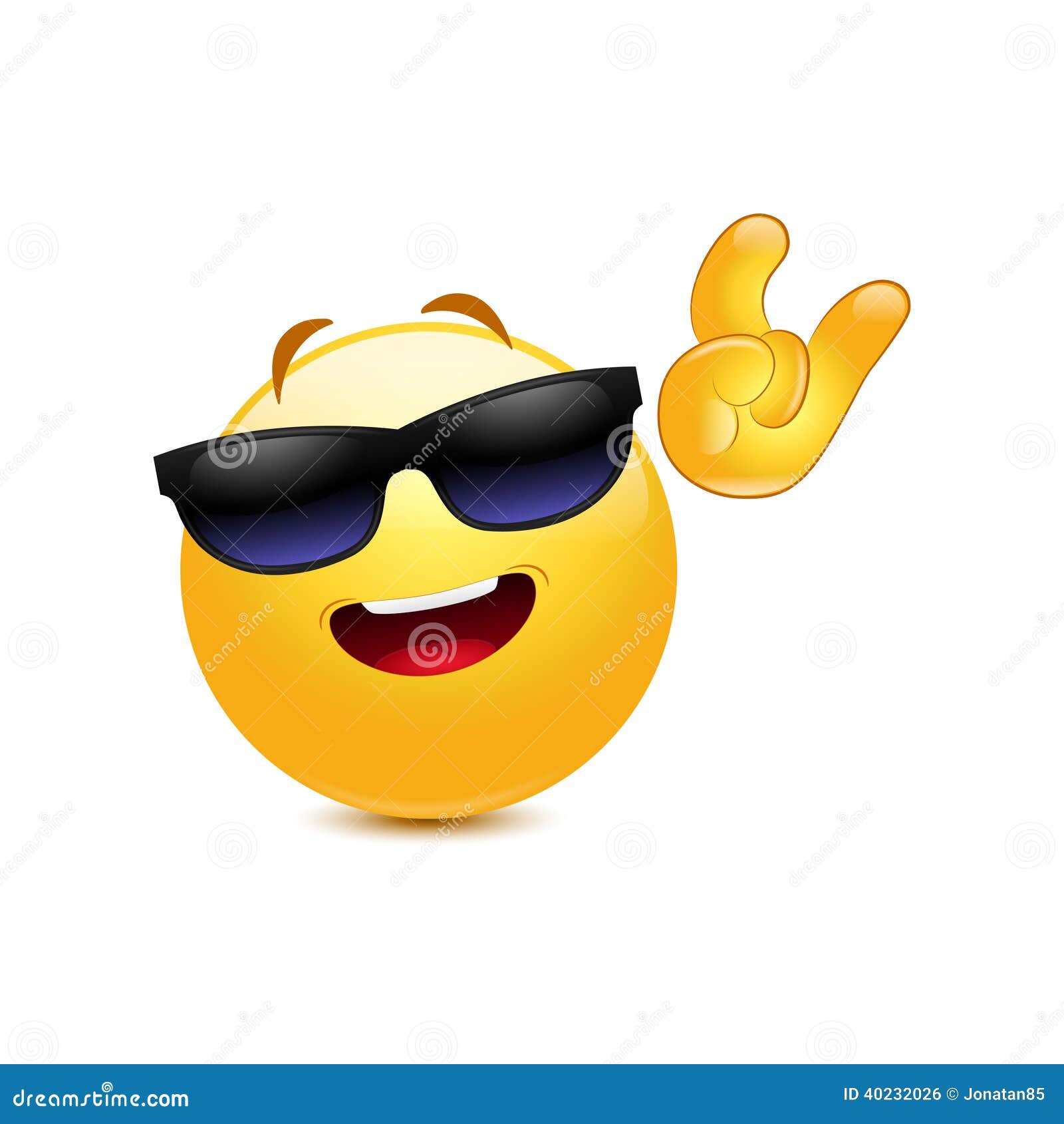 Funky smiley vector illustratie. Illustration of stemming - 40232026