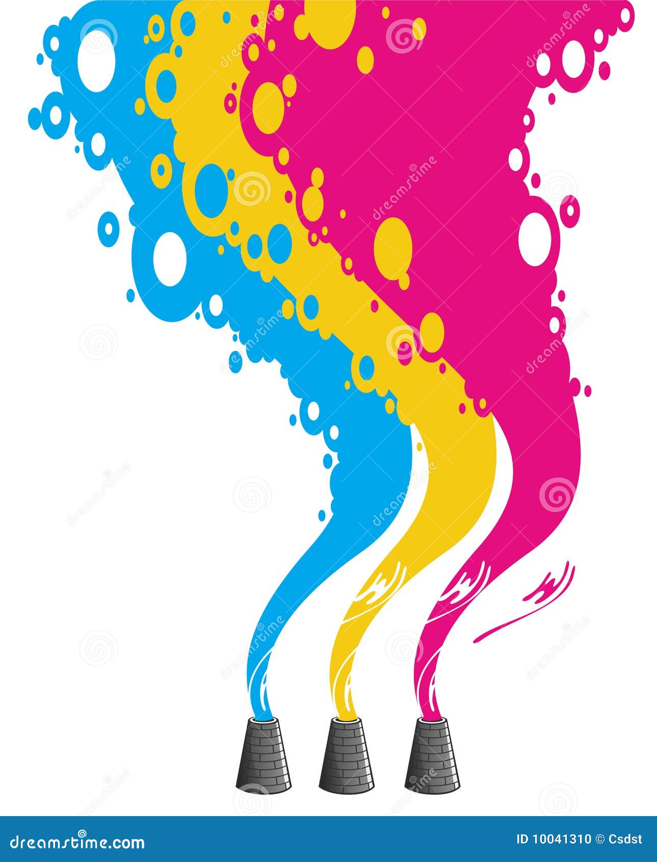 Funky smoke pattern stock vector. Illustration of ornate - 10041310