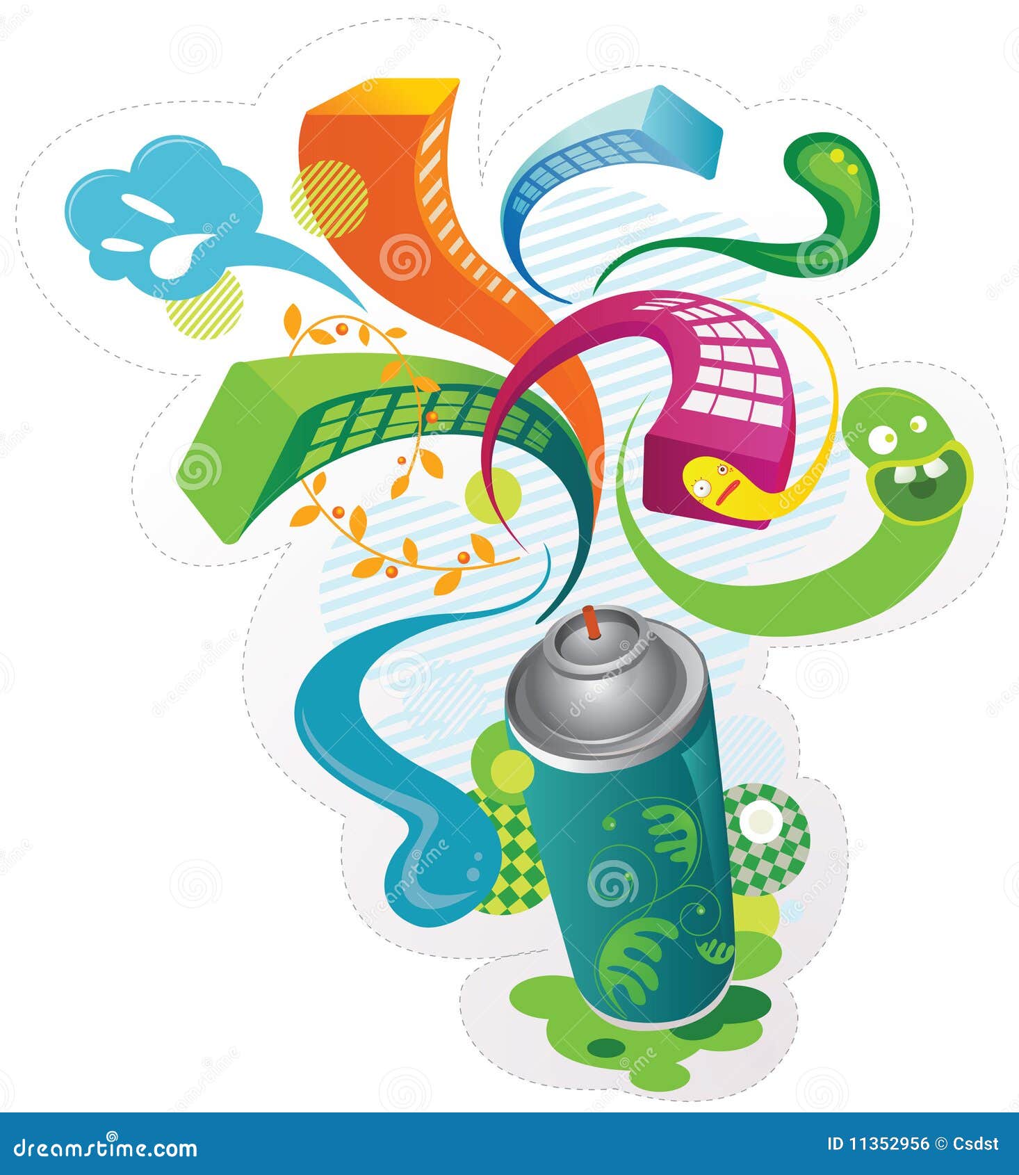 Funky Spray Stock Illustrations – 5,346 Funky Spray Stock Illustrations ...