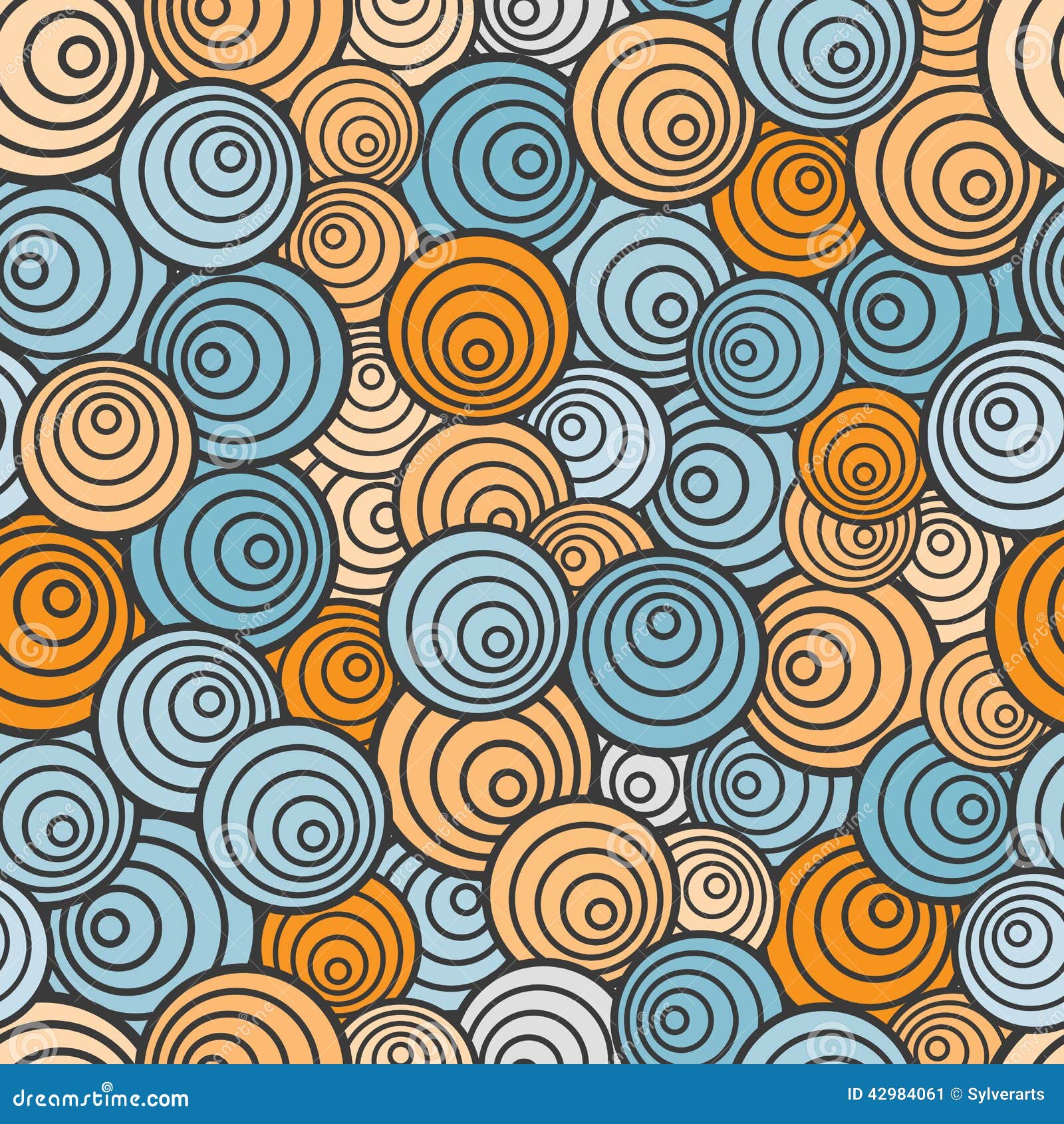 Funky Style Seamless Pattern. Stock Vector - Illustration of joyful ...