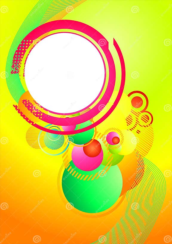 Funky Summer Background stock illustration. Illustration of grunge ...