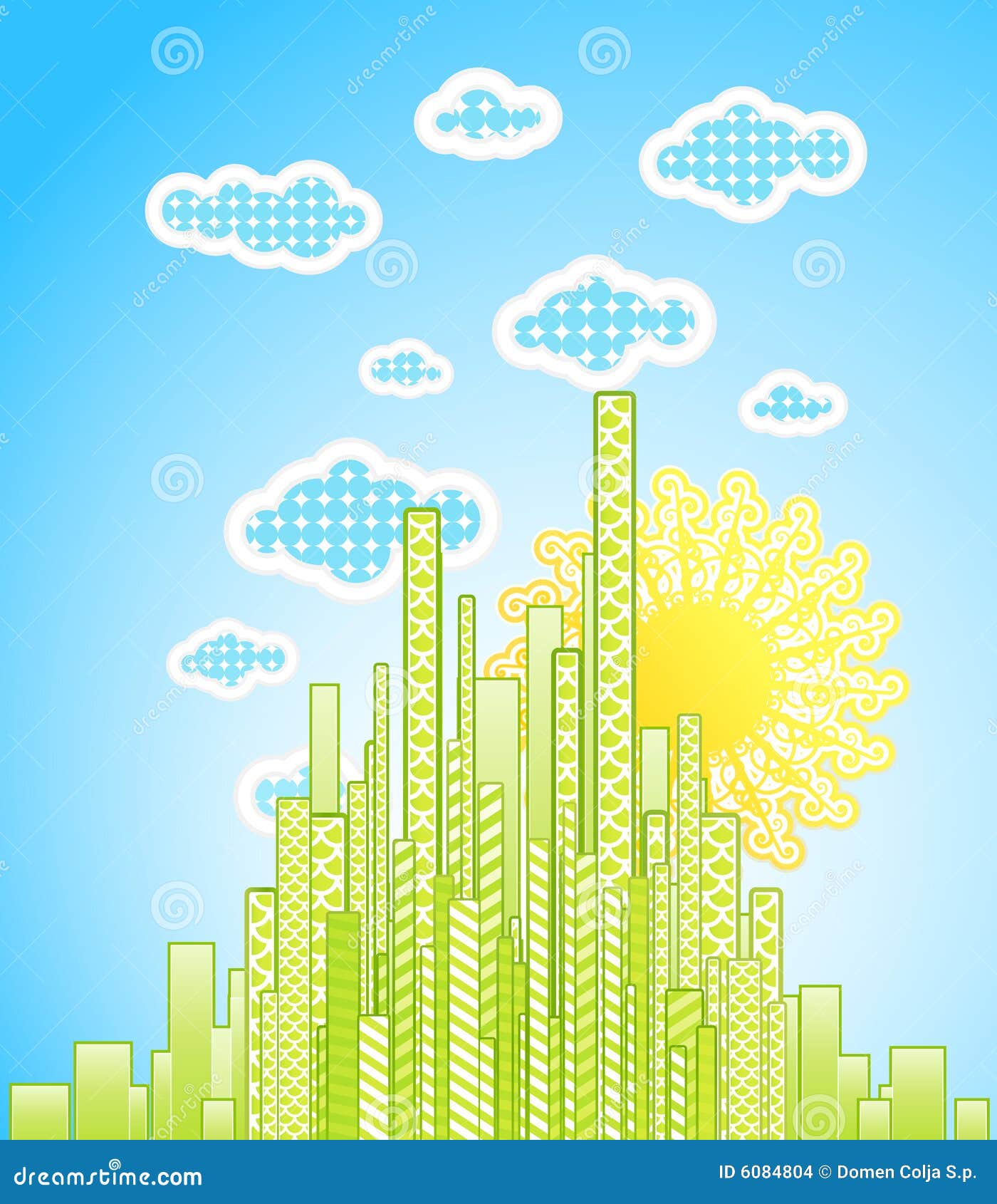 Funky urban background stock vector. Illustration of decoration - 6084804