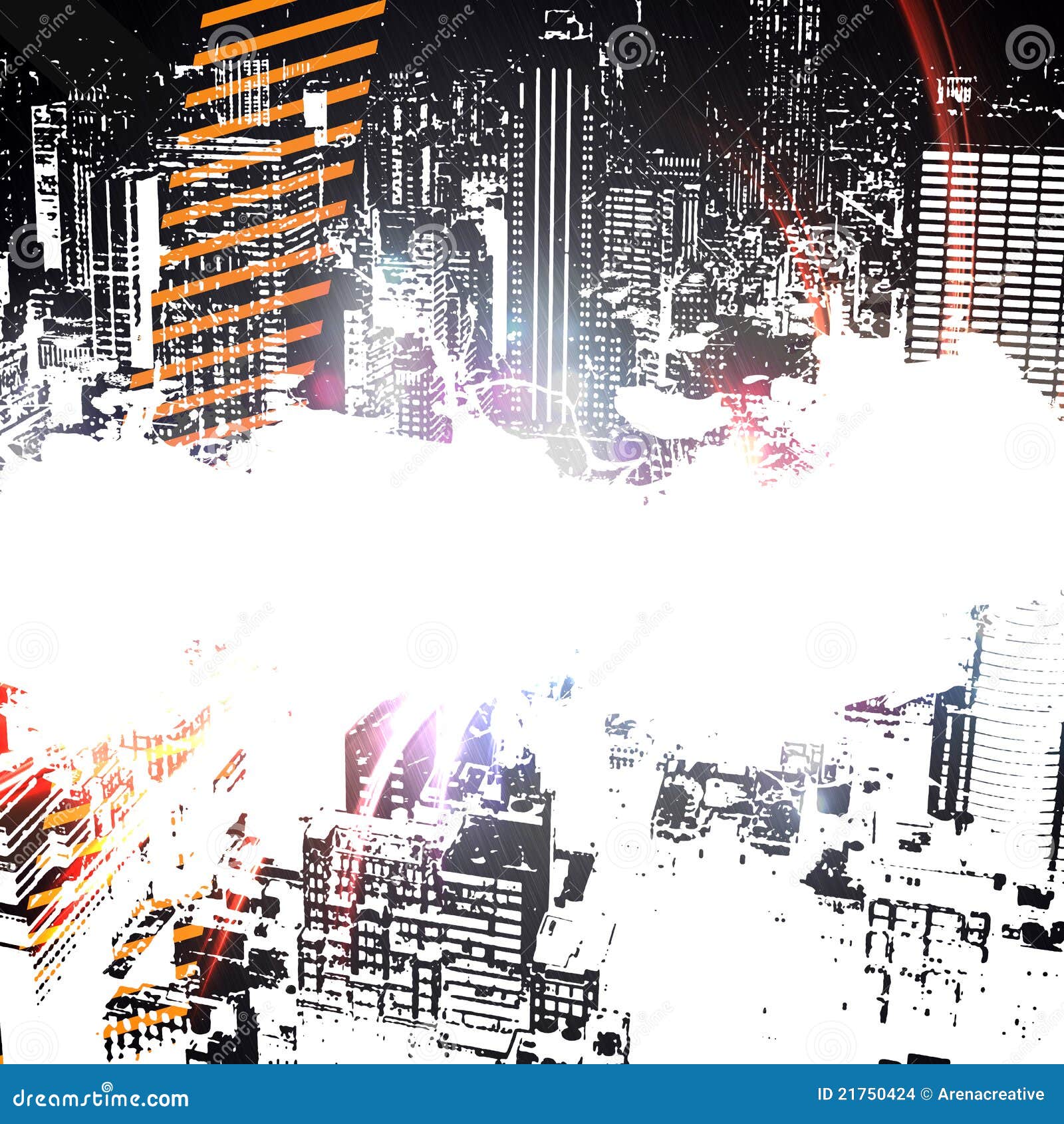 Funky Urban Grunge Layout stock illustration. Illustration of ...