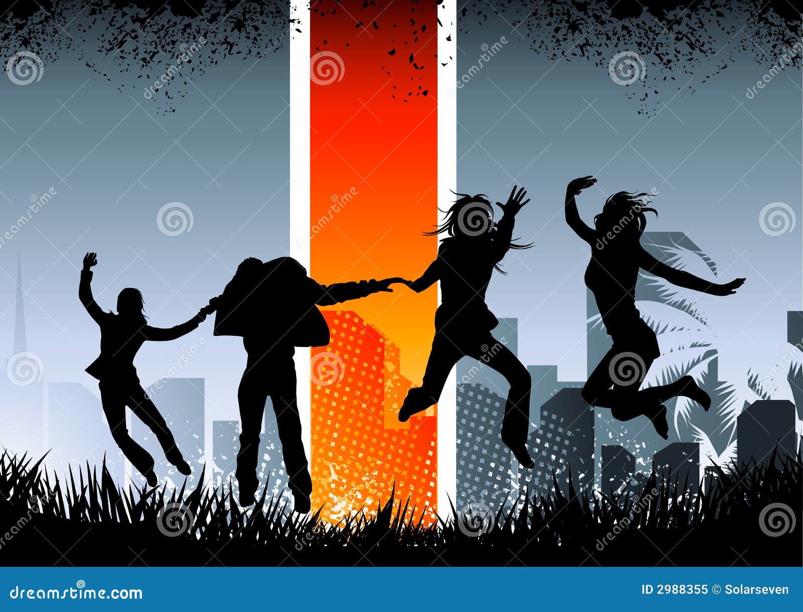 Funky Urban Youth stock vector. Illustration of holiday - 2988355