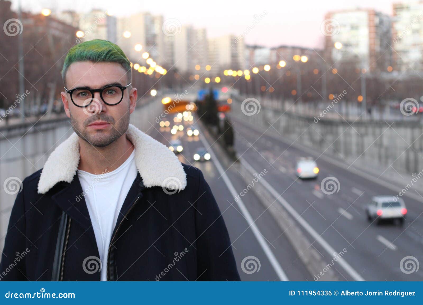 Funky Young Man with a Very Edgy Look Stock Photo - Image of handsome ...