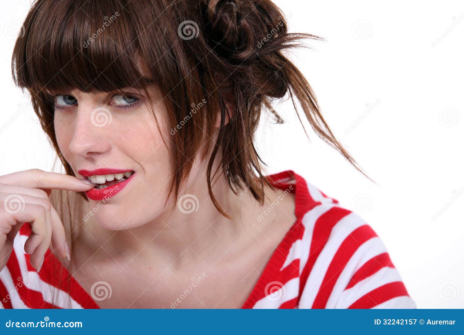 Funky young woman stock image. Image of caucasian, elegance - 32242157