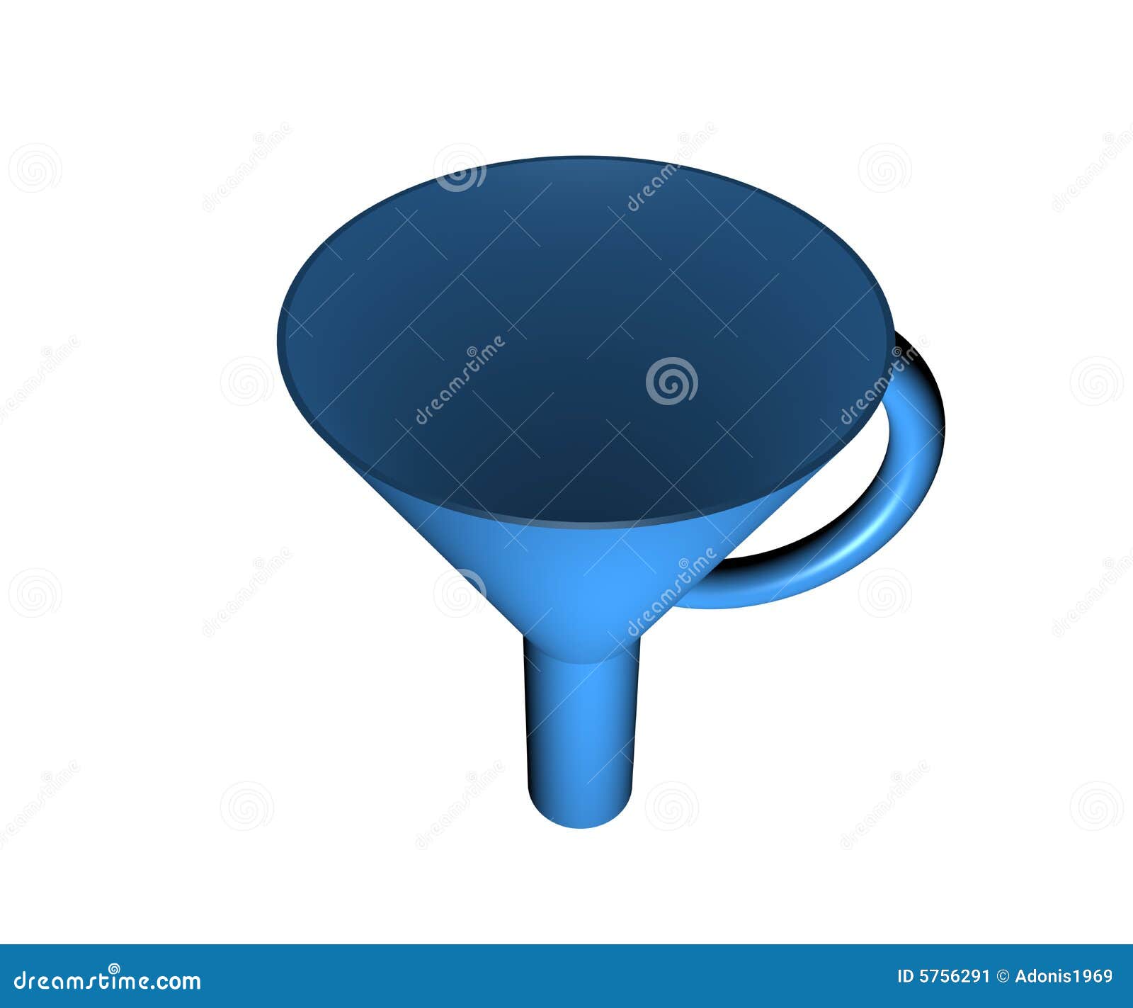 Funnel stock illustration. Illustration of chemicals, scientific - 5756291