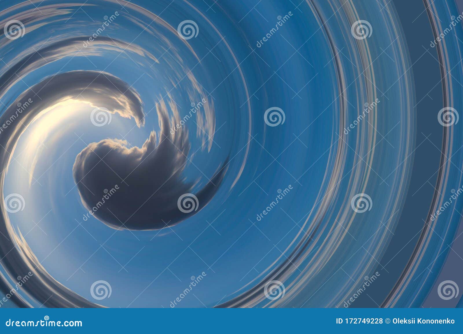 Funnel Abstract Pattern. Swirl, Spiral, Multi-colored Pattern As a ...