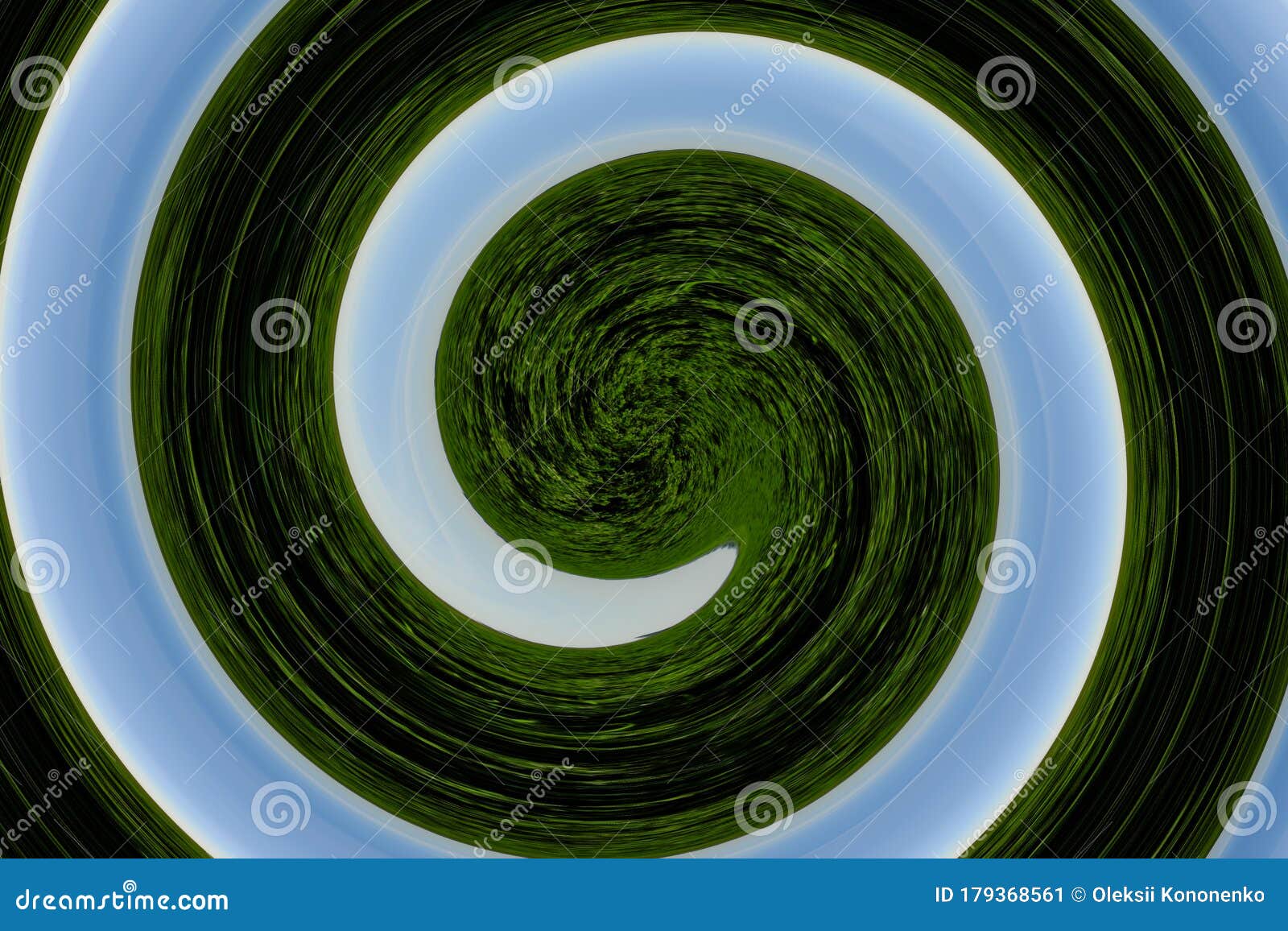 Funnel Abstract Pattern. Swirl, Spiral, Multi-colored Pattern As a ...