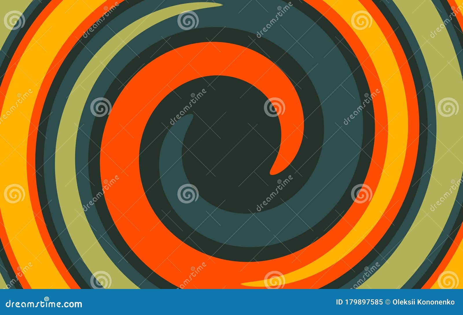 Funnel Abstract Pattern. Swirl, Spiral, Multi-colored Pattern As a ...
