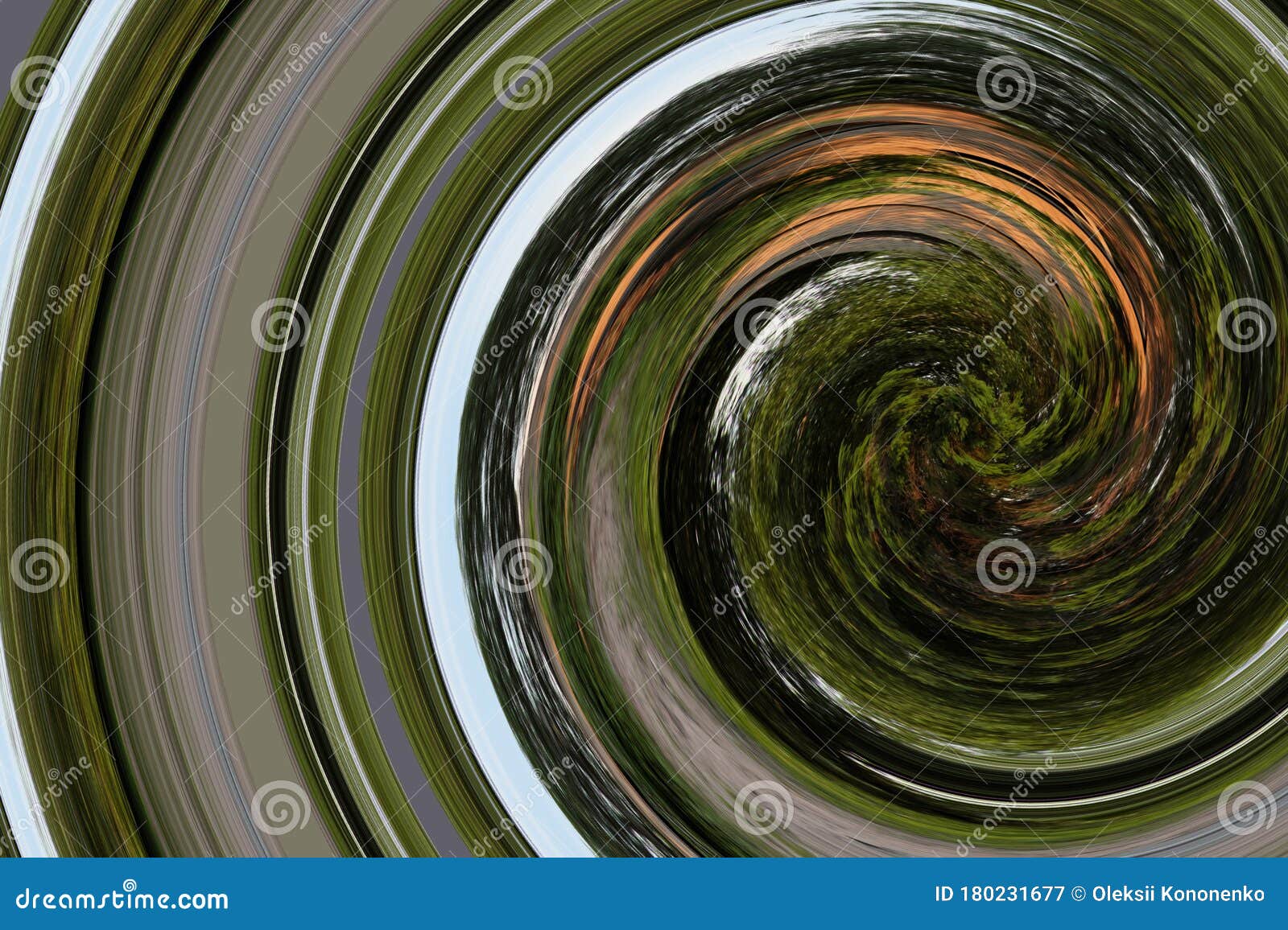 Funnel Abstract Pattern. Swirl, Spiral, Multi-colored Pattern As a ...