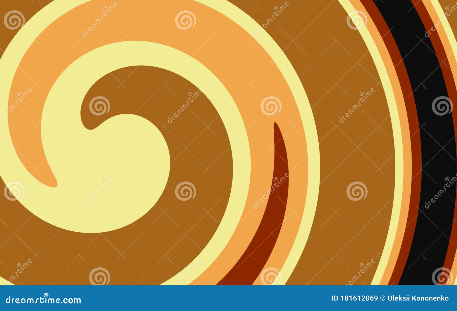 Funnel Abstract Pattern. Swirl, Spiral, Multi-colored Pattern As a ...
