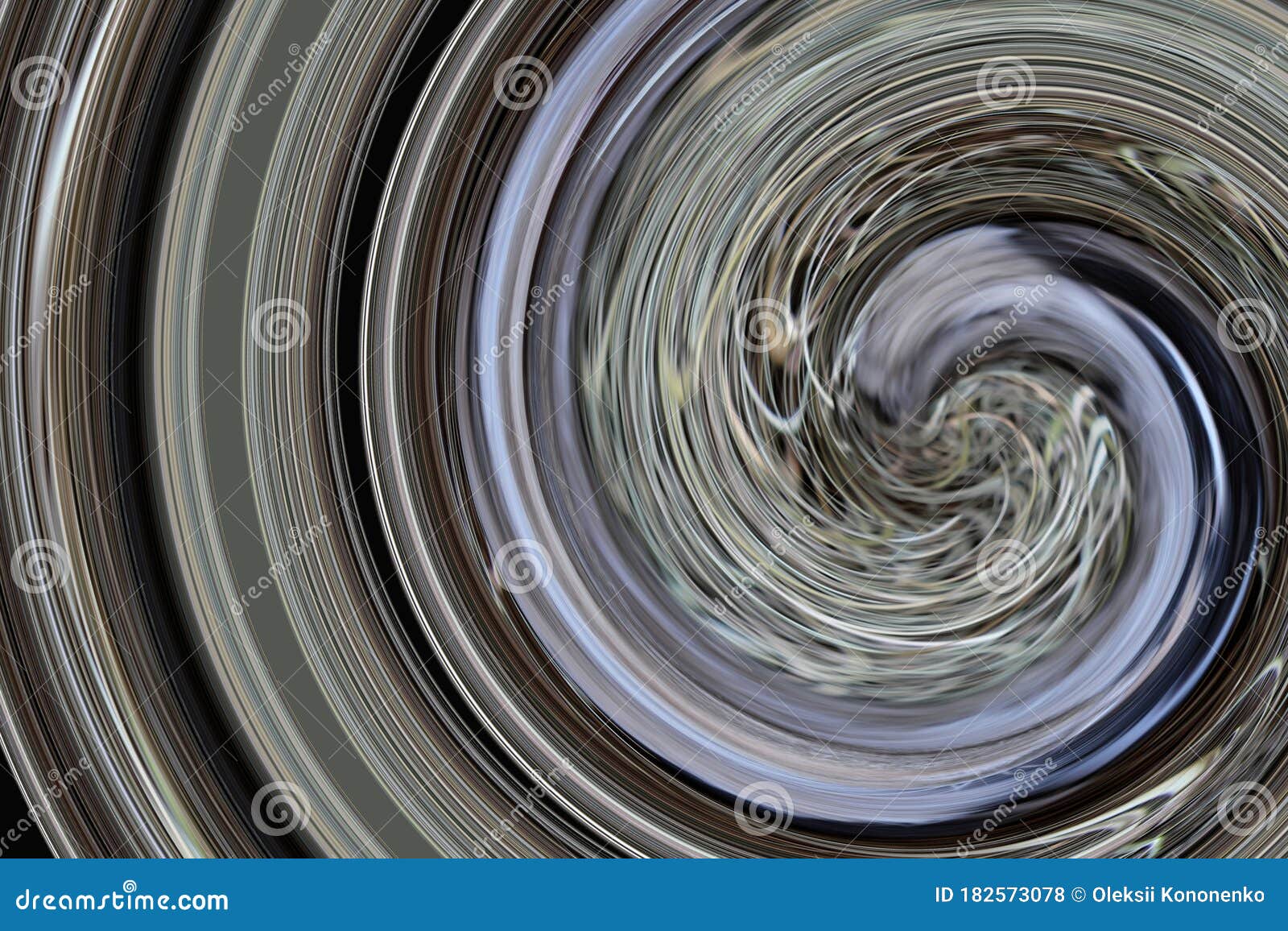 Funnel Abstract Pattern. Swirl, Spiral, Multi-colored Pattern As a ...