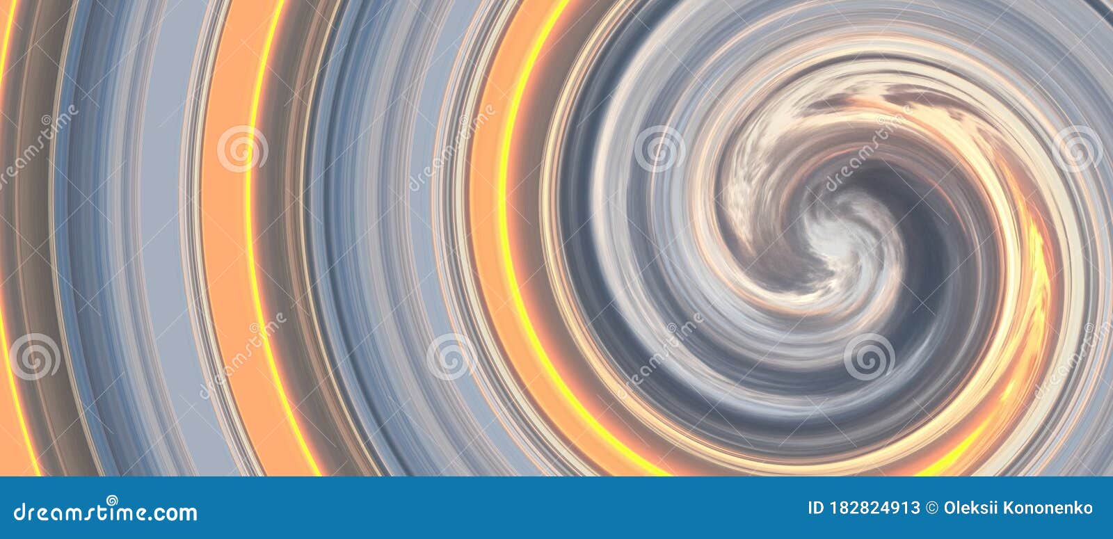 Funnel Abstract Pattern. Swirl, Spiral, Multi-colored Pattern As a ...