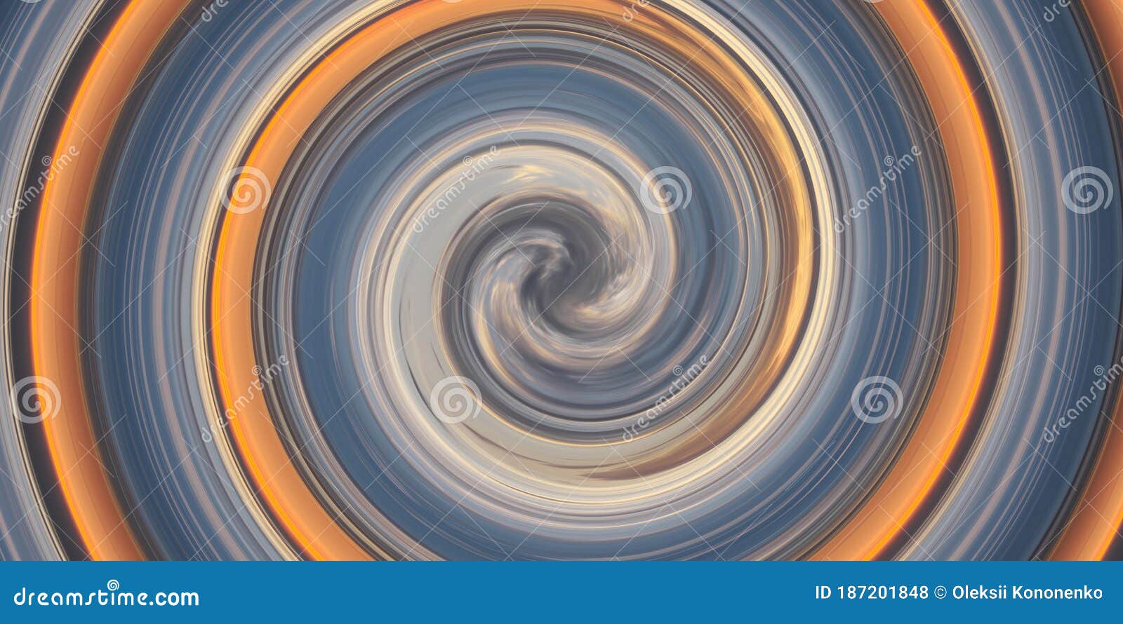 Funnel Abstract Pattern. Swirl, Spiral, Multi-colored Pattern As a ...