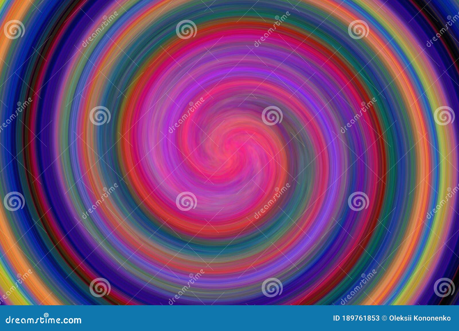 Funnel Abstract Pattern. Swirl, Spiral, Multi-colored Pattern As a ...