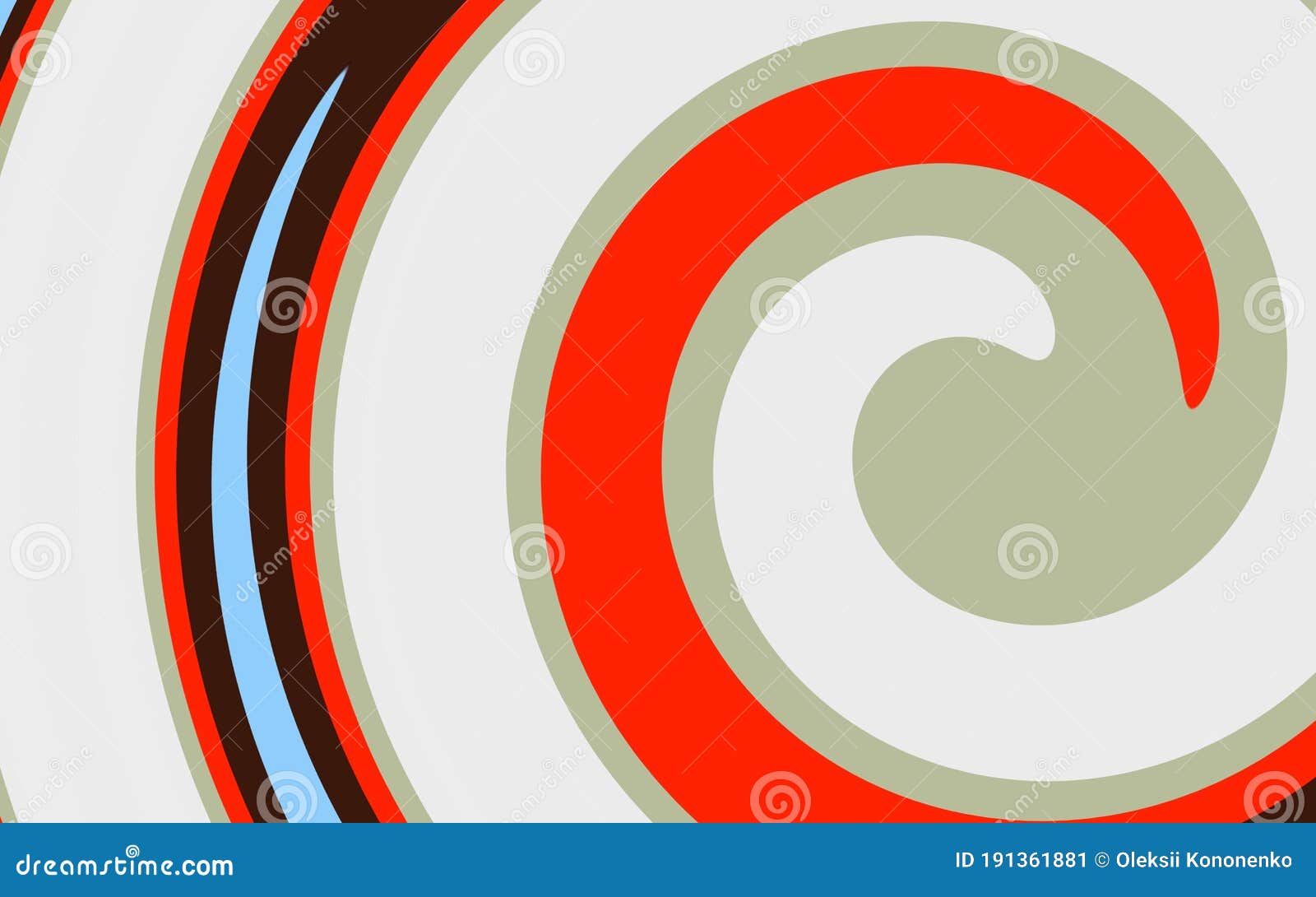 Funnel Abstract Pattern. Swirl, Spiral, Multi-colored Pattern As a ...