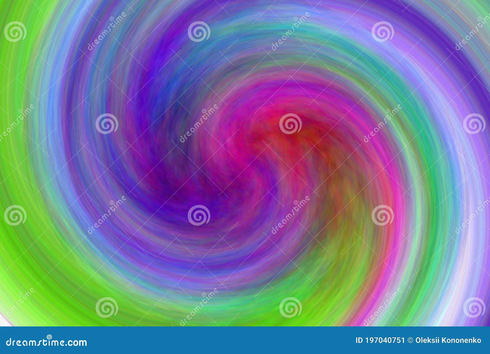 Funnel Abstract Pattern. Swirl, Spiral, Multi-colored Pattern As a ...
