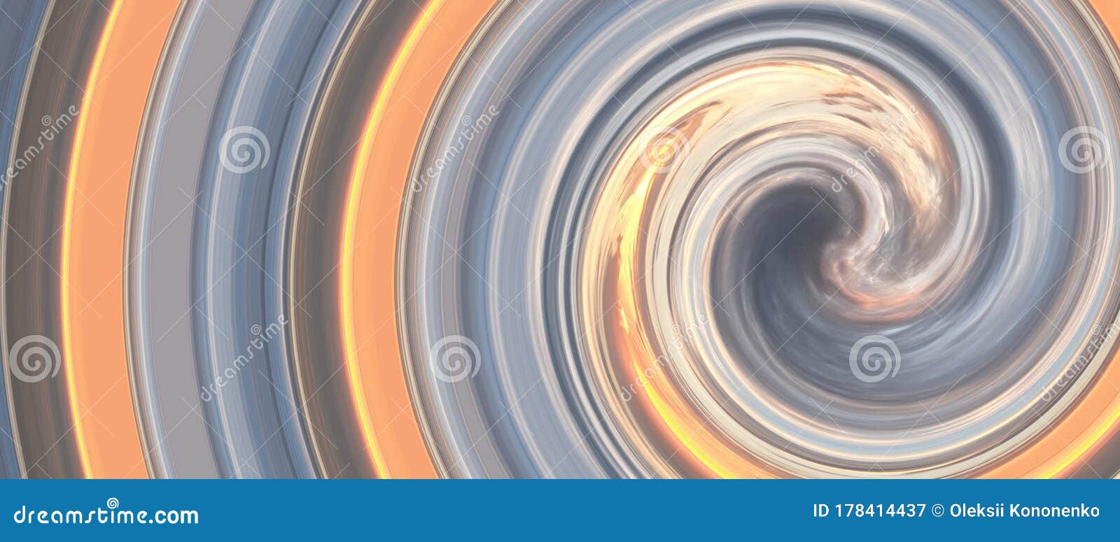 Funnel Abstract Pattern. Swirl, Spiral, Multi-colored Pattern As a ...