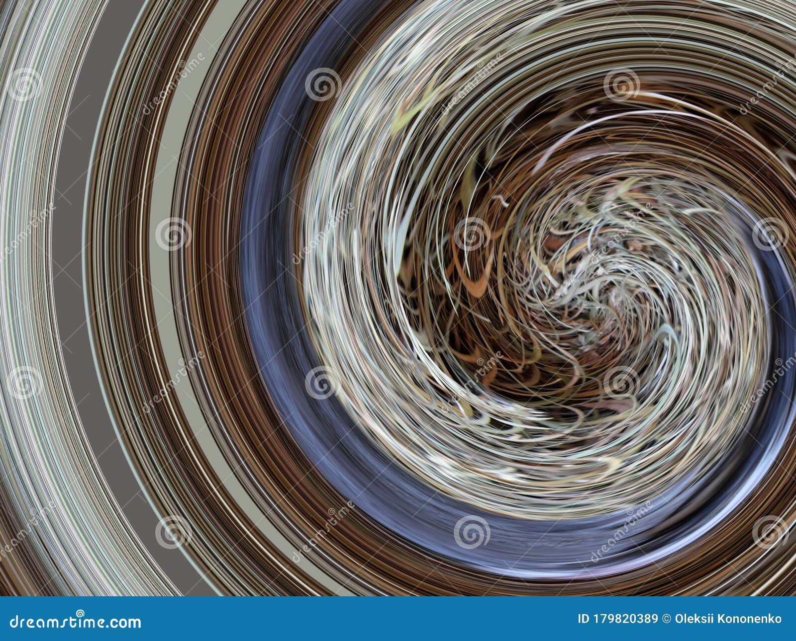 Funnel Abstract Pattern. Swirl, Spiral, Multi-colored Pattern As a ...