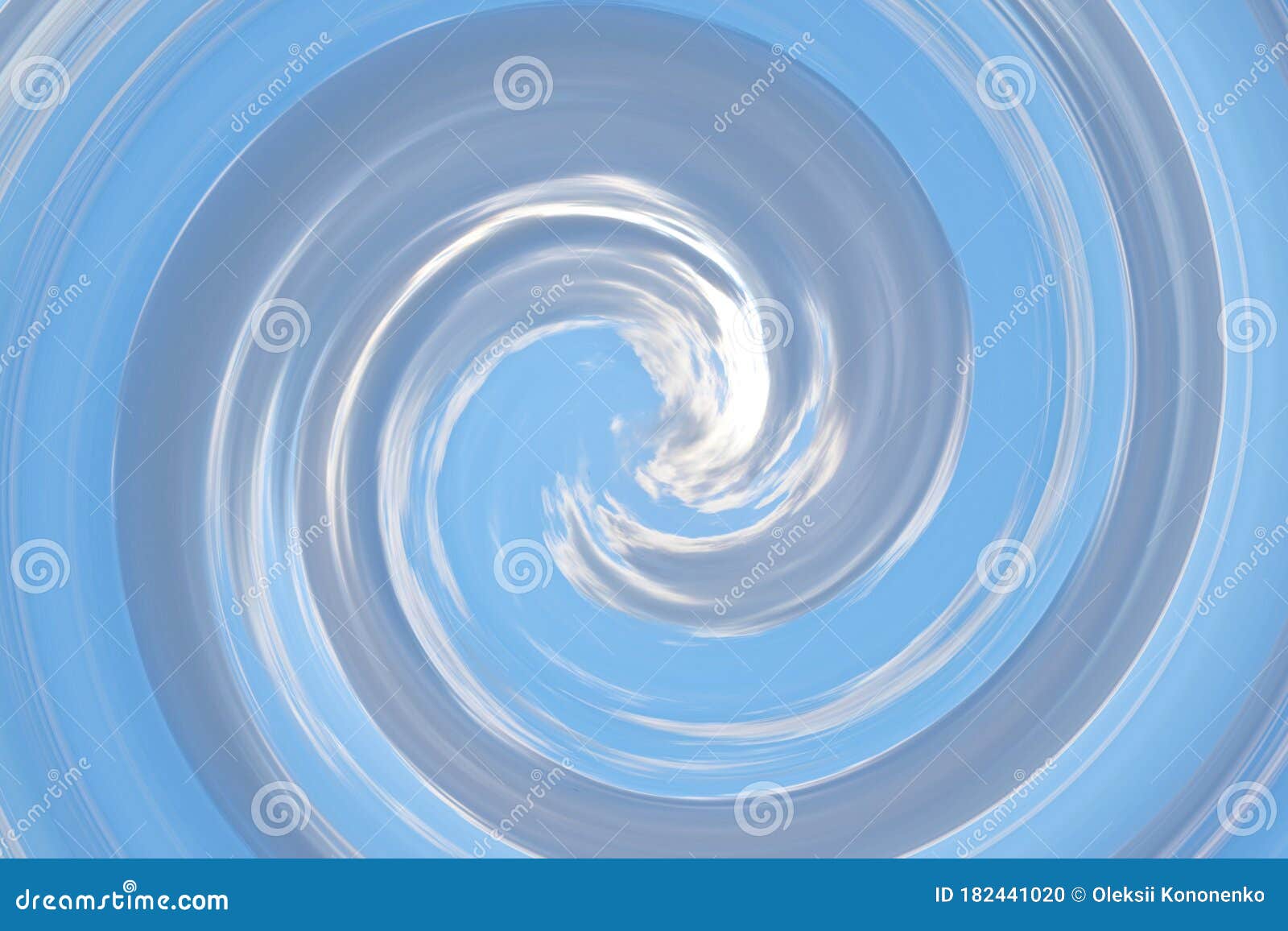Funnel Abstract Pattern. Swirl, Spiral, Multi-colored Pattern As a ...