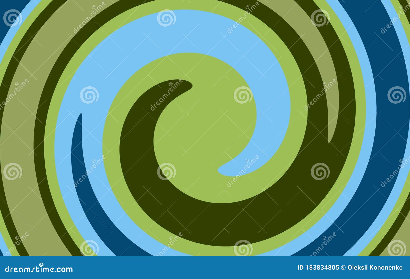Funnel Abstract Pattern. Swirl, Spiral, Multi-colored Pattern As a ...