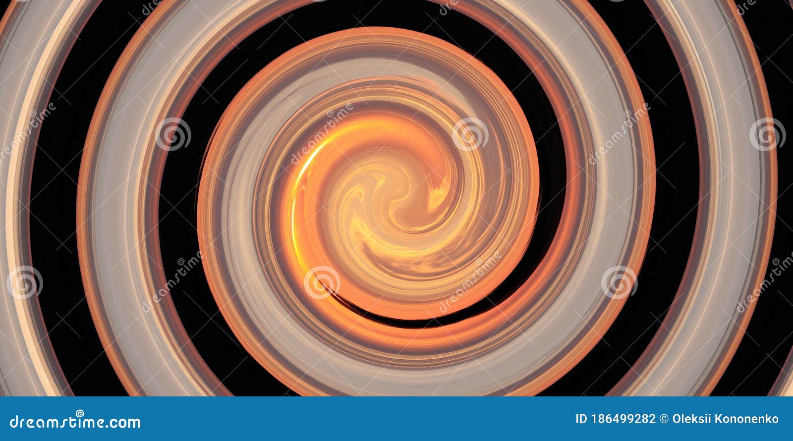Funnel Abstract Pattern. Swirl, Spiral, Multi-colored Pattern As a ...