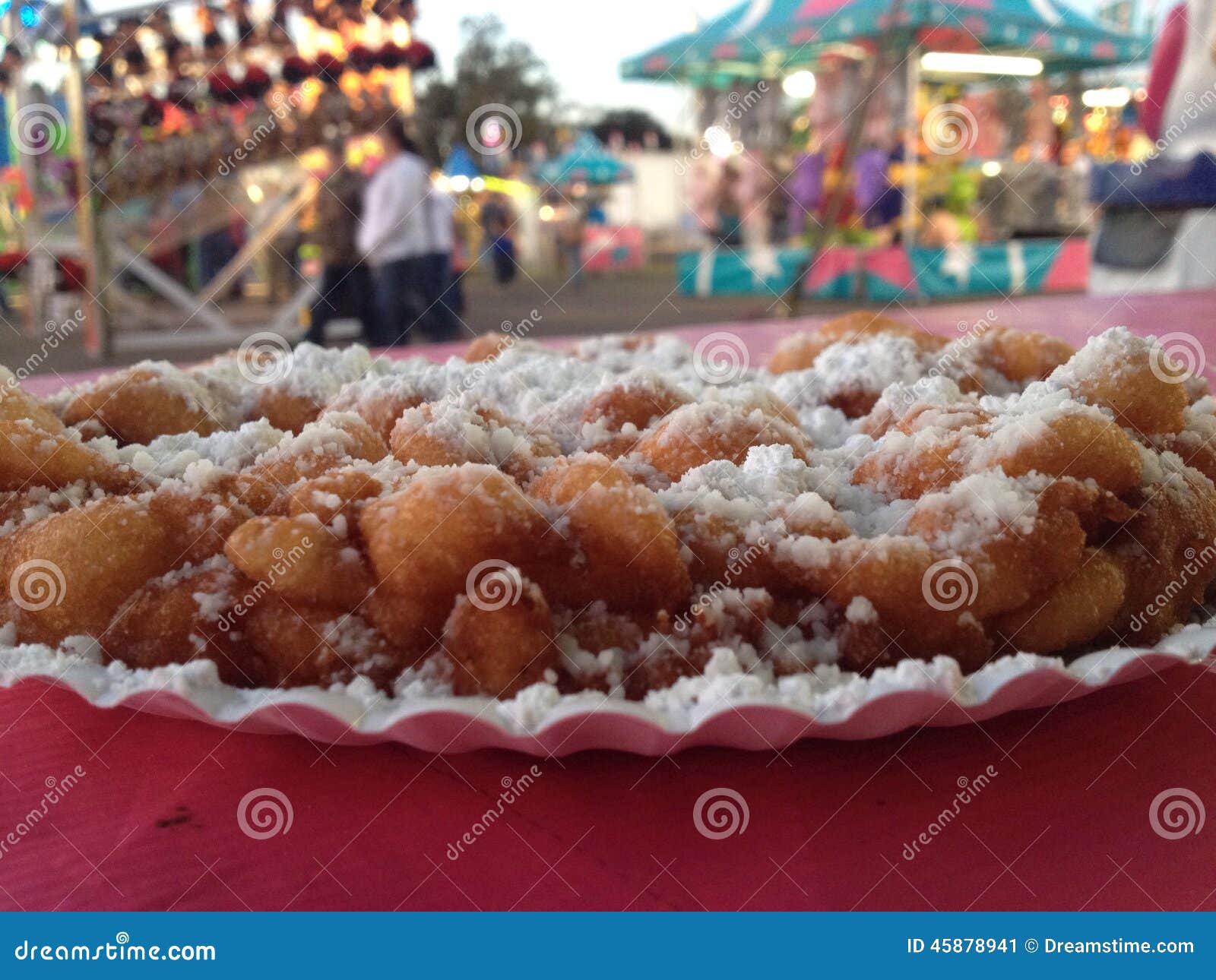 Funnel cake fun fair food stock image. Image of funnel - 45878941